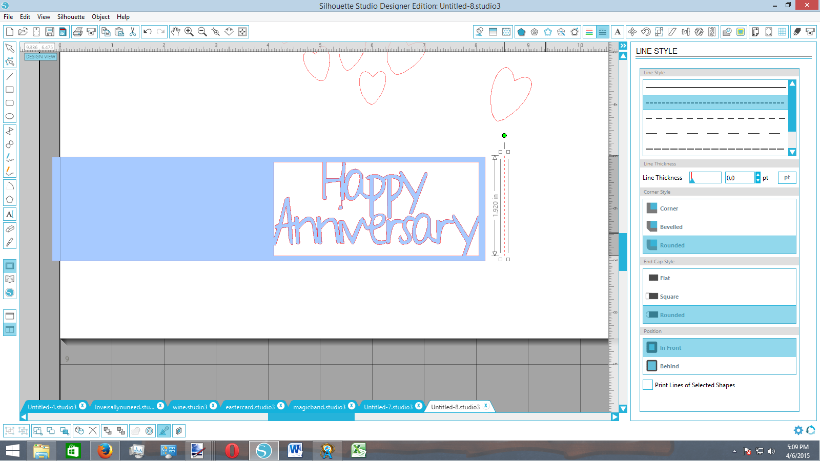 Create a Custom Card + Silhouette Features Tutorial : 7 Steps ...