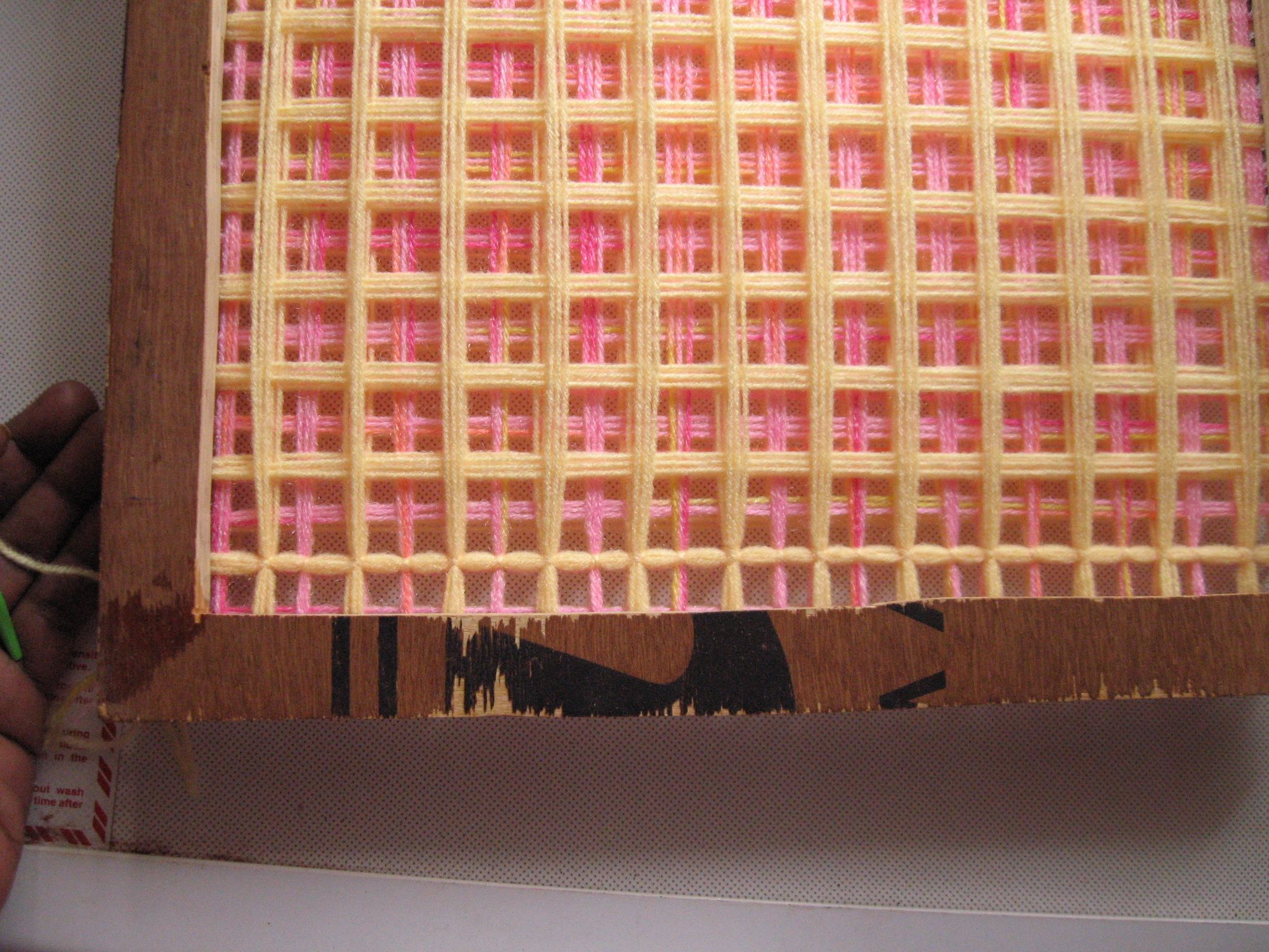 How to Weave a Mat With Small Pom Poms : 13 Steps (with Pictures ...