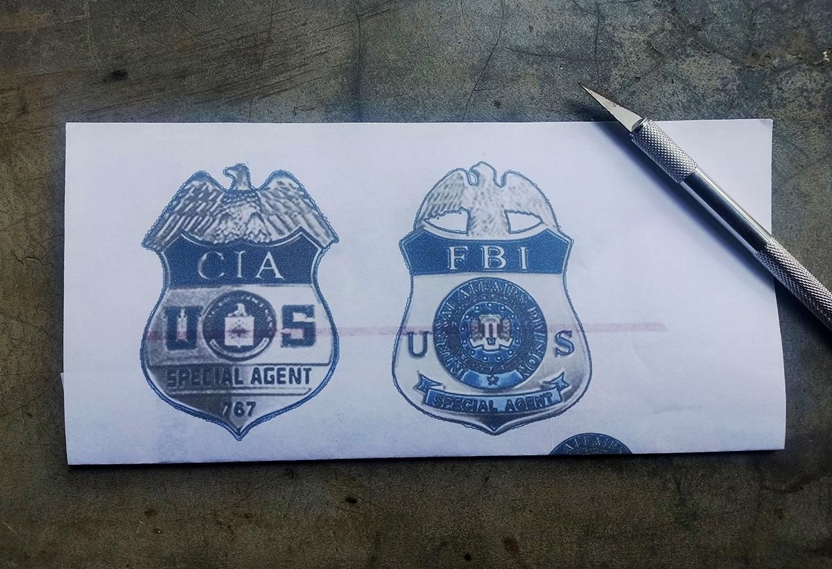FBI - CIA Badges : 15 Steps (with Pictures) - Instructables