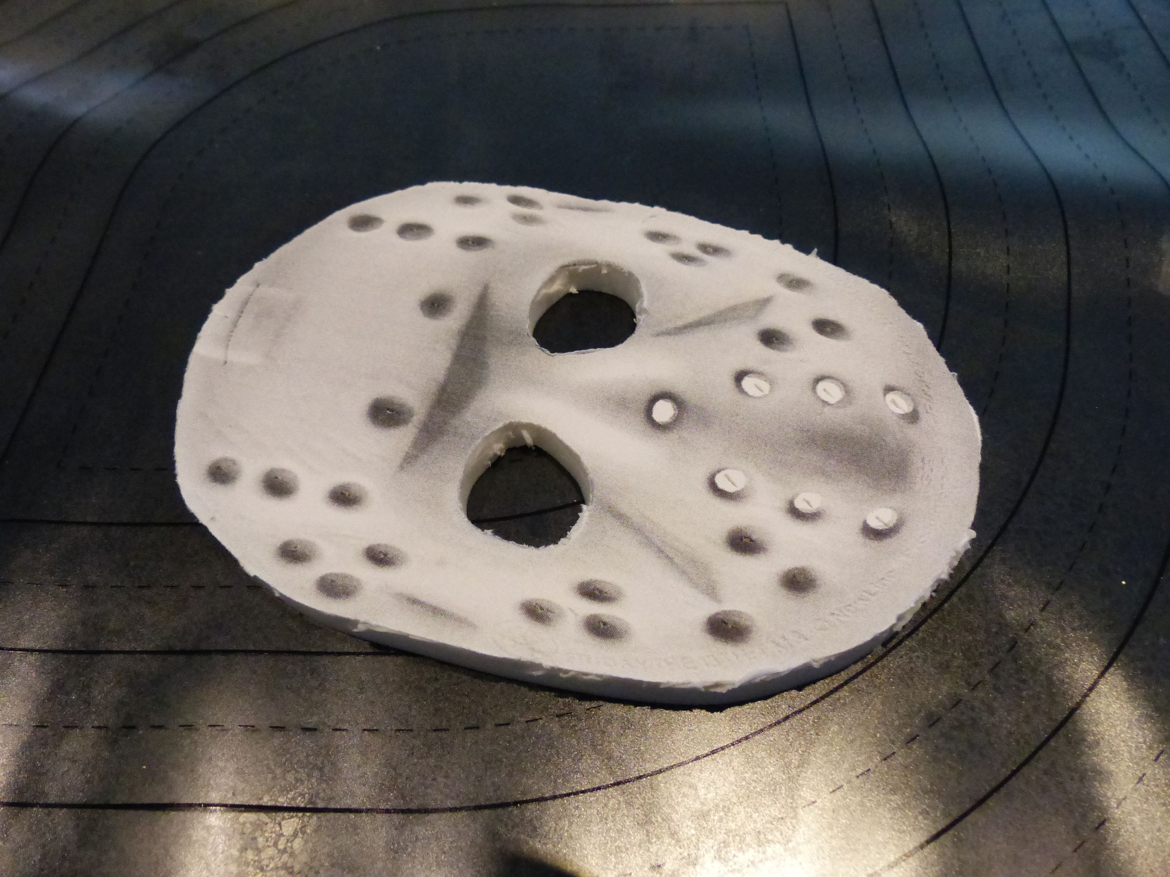 Jason Vorhees (Friday the 13th Hockey Mask) Cake : 7 Steps (with ...