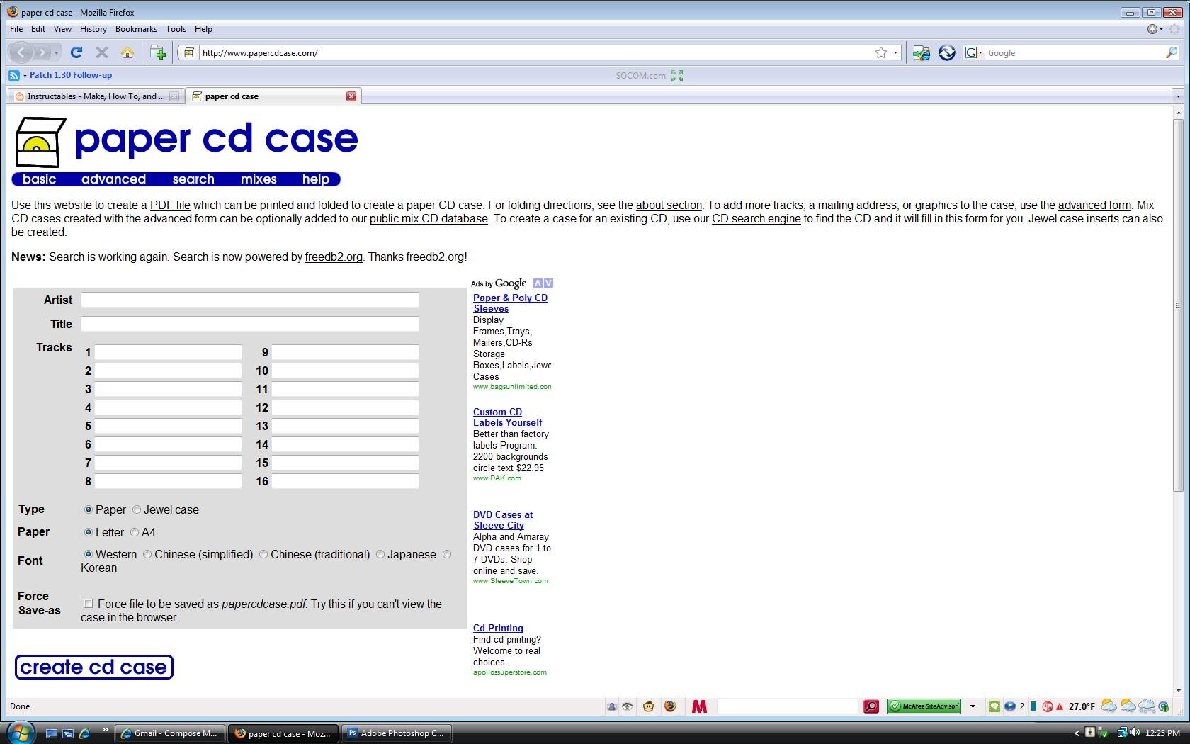A More Customizable Paper CD or DVD Case : 8 Steps - Instructables