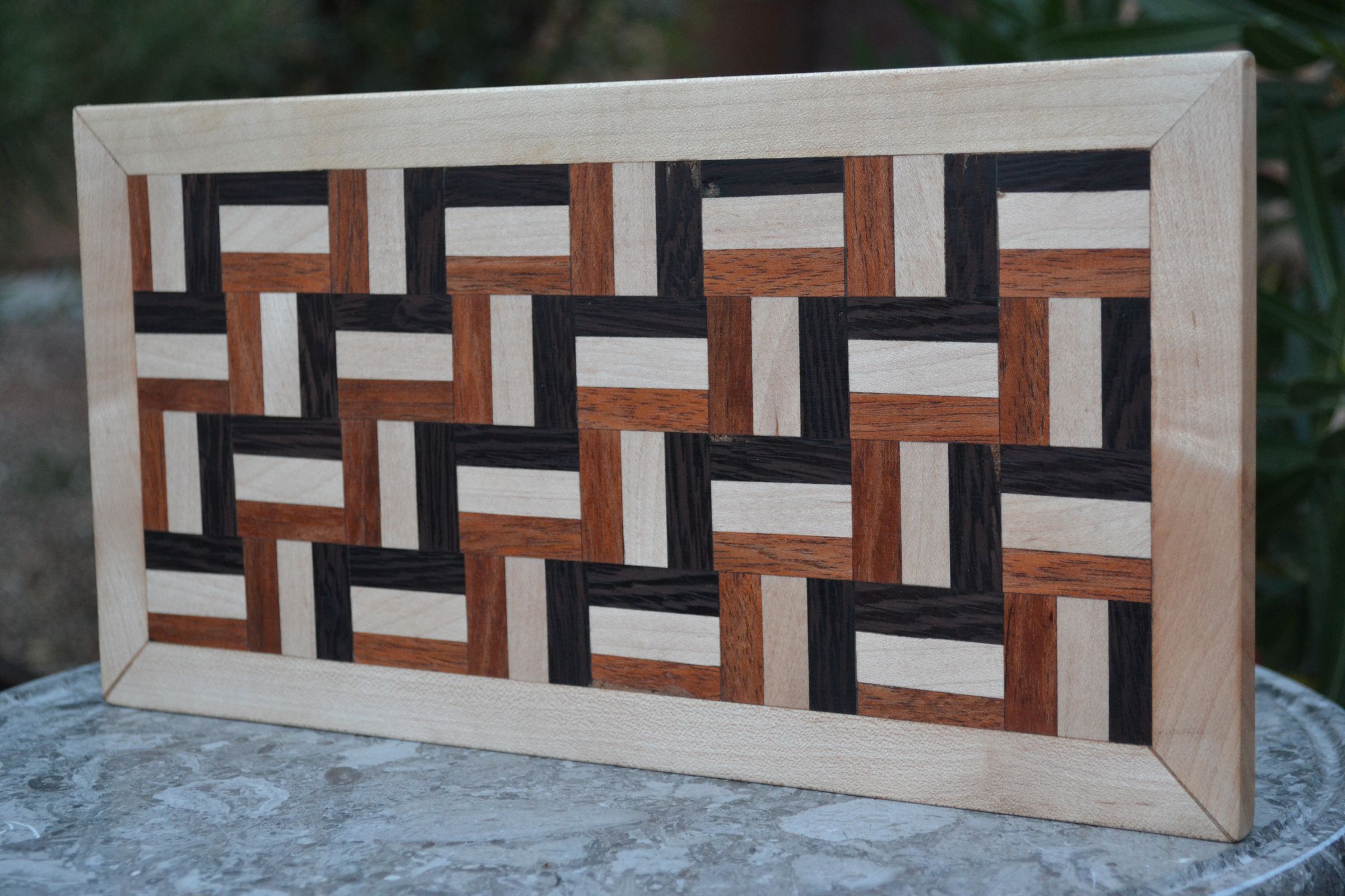 Handcrafted 100-piece Segmented Cutting Board! : 13 Steps (with ...