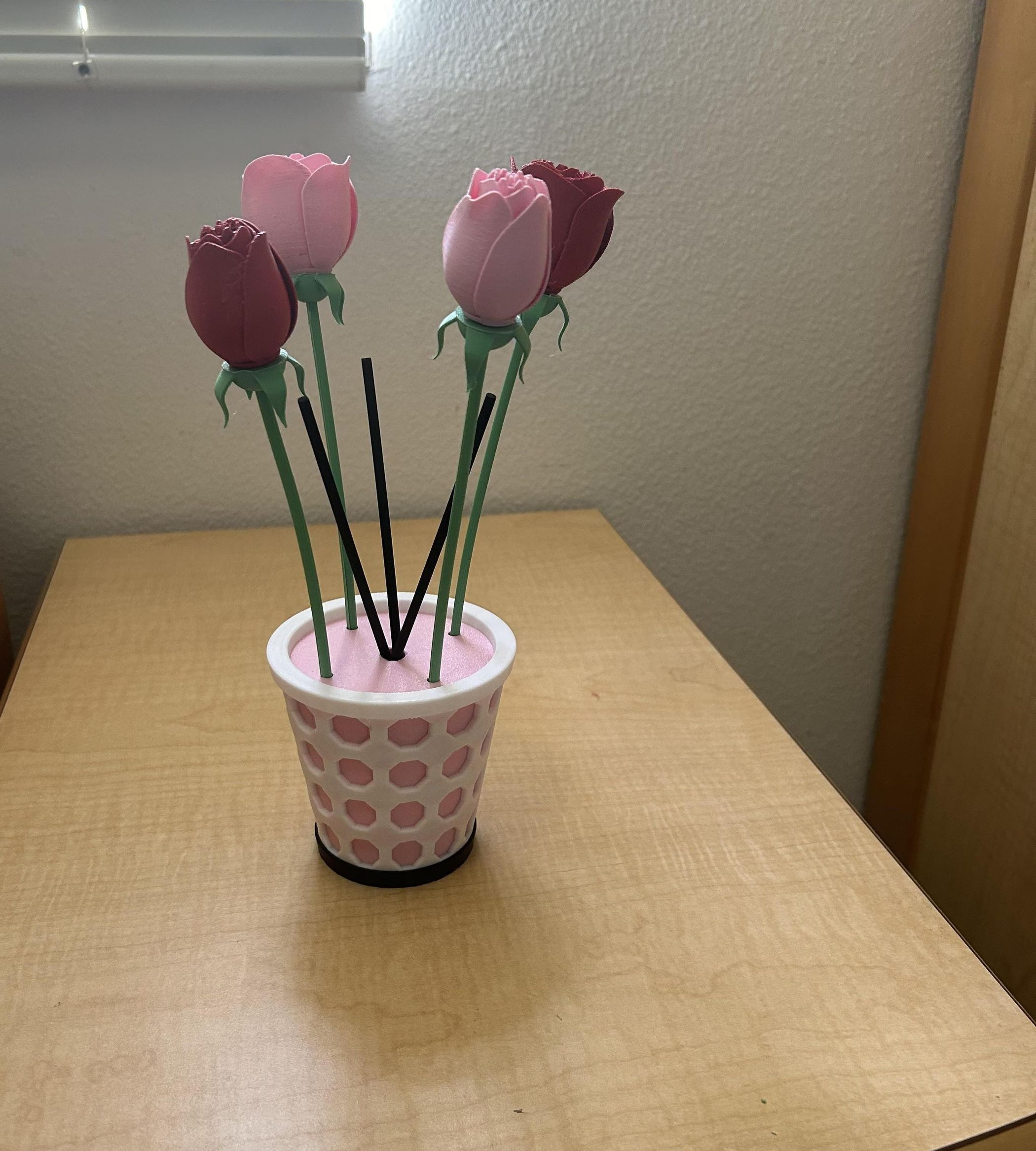 How to Design a Patterned Vase in SolidWorks and Add a Rose Reed ...