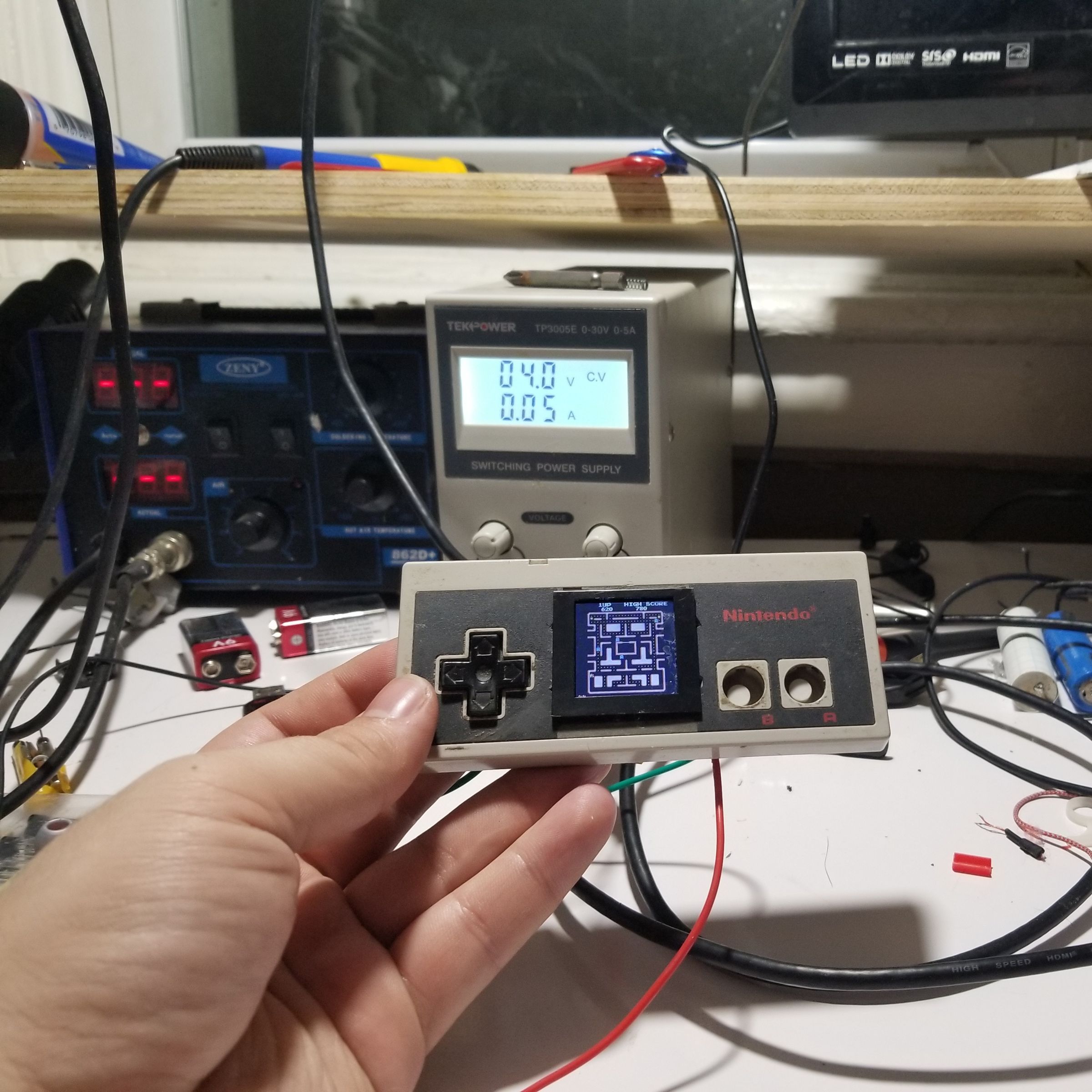 Arcade Machine in an NES Controller. : 5 Steps - Instructables