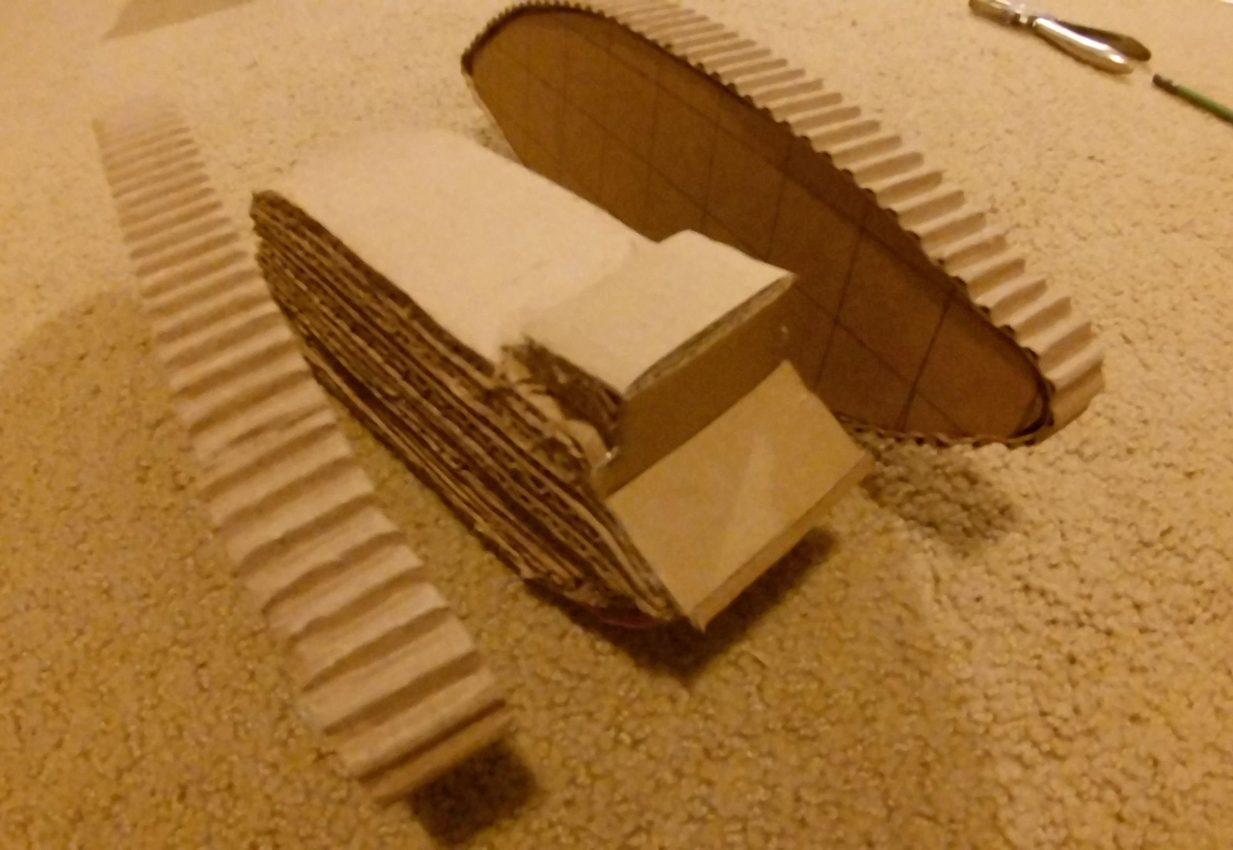 Cardboard Model Mark IV British Tank : 10 Steps (with Pictures ...