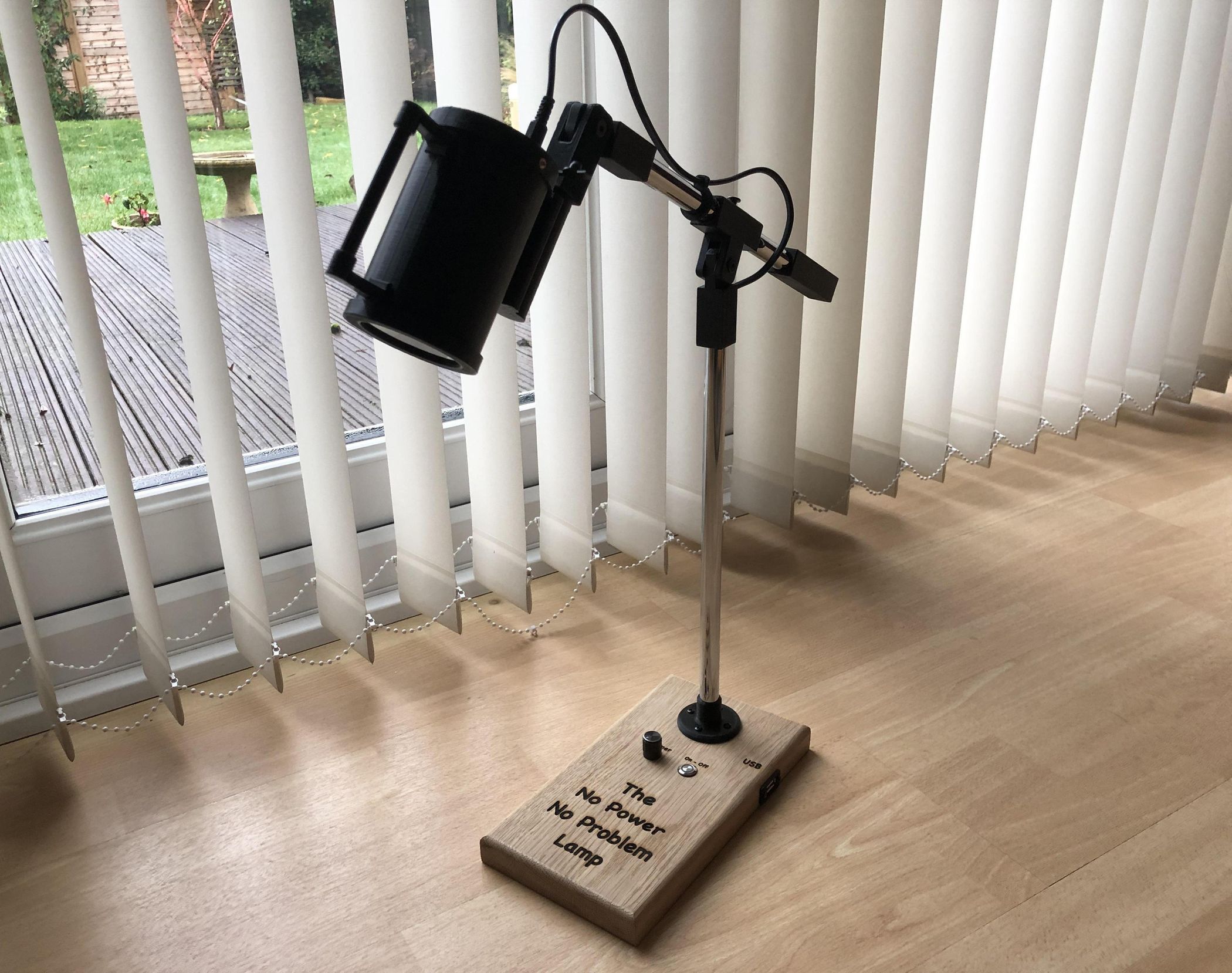 Retro No Power No Problem Desk Light. : 5 Steps (with Pictures ...