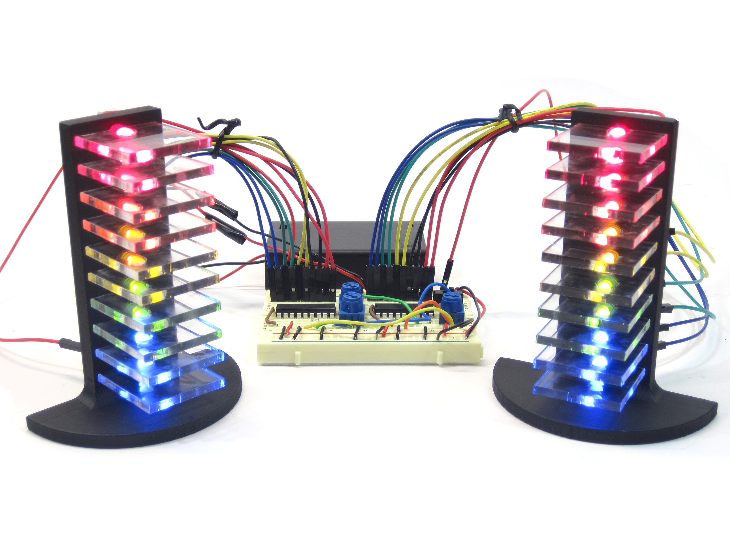 Mini LED Volume Towers (VU Meters) : 13 Steps (with Pictures ...