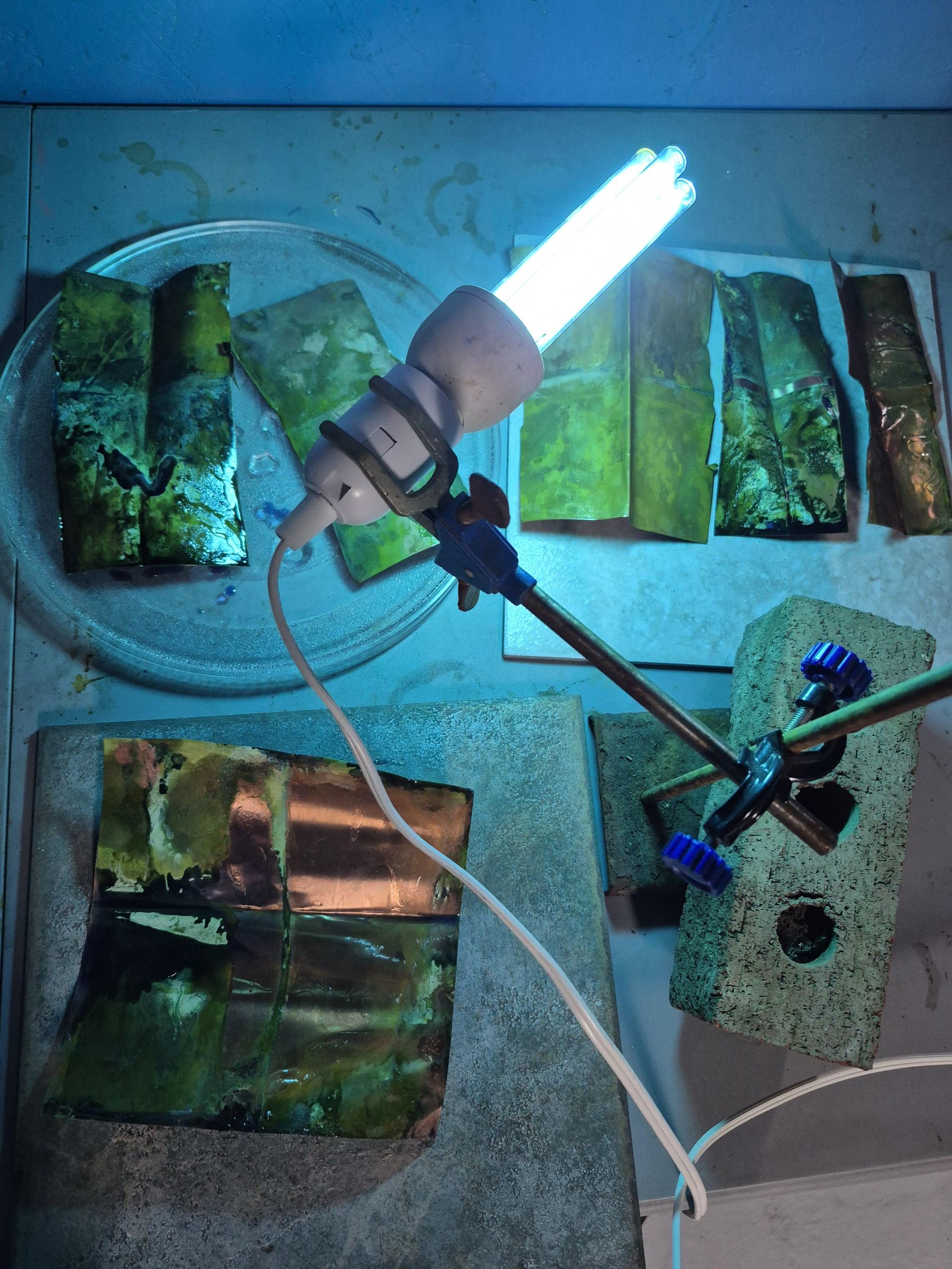 Copper Electroplating Salt Corrosison Method With Epoxy for Art and ...