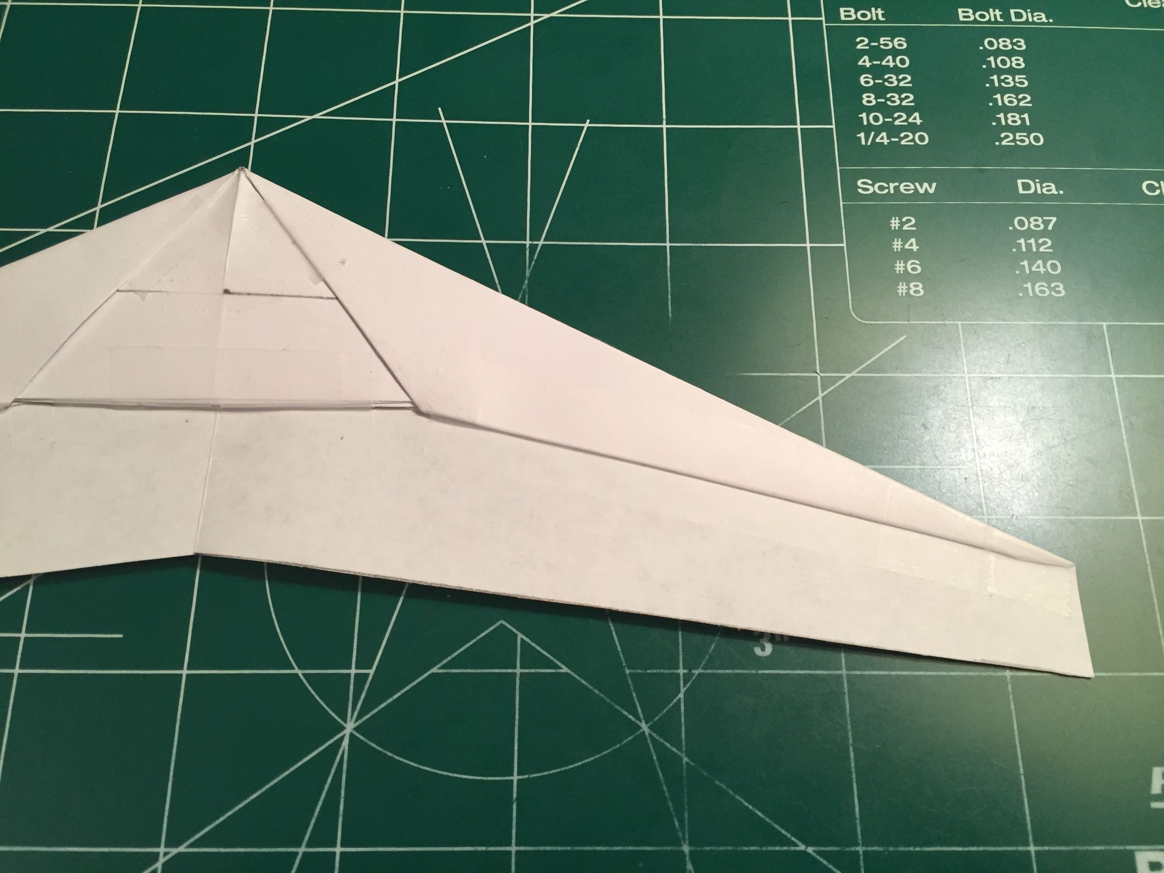 How to Make the Shadow Paper Airplane : 11 Steps - Instructables