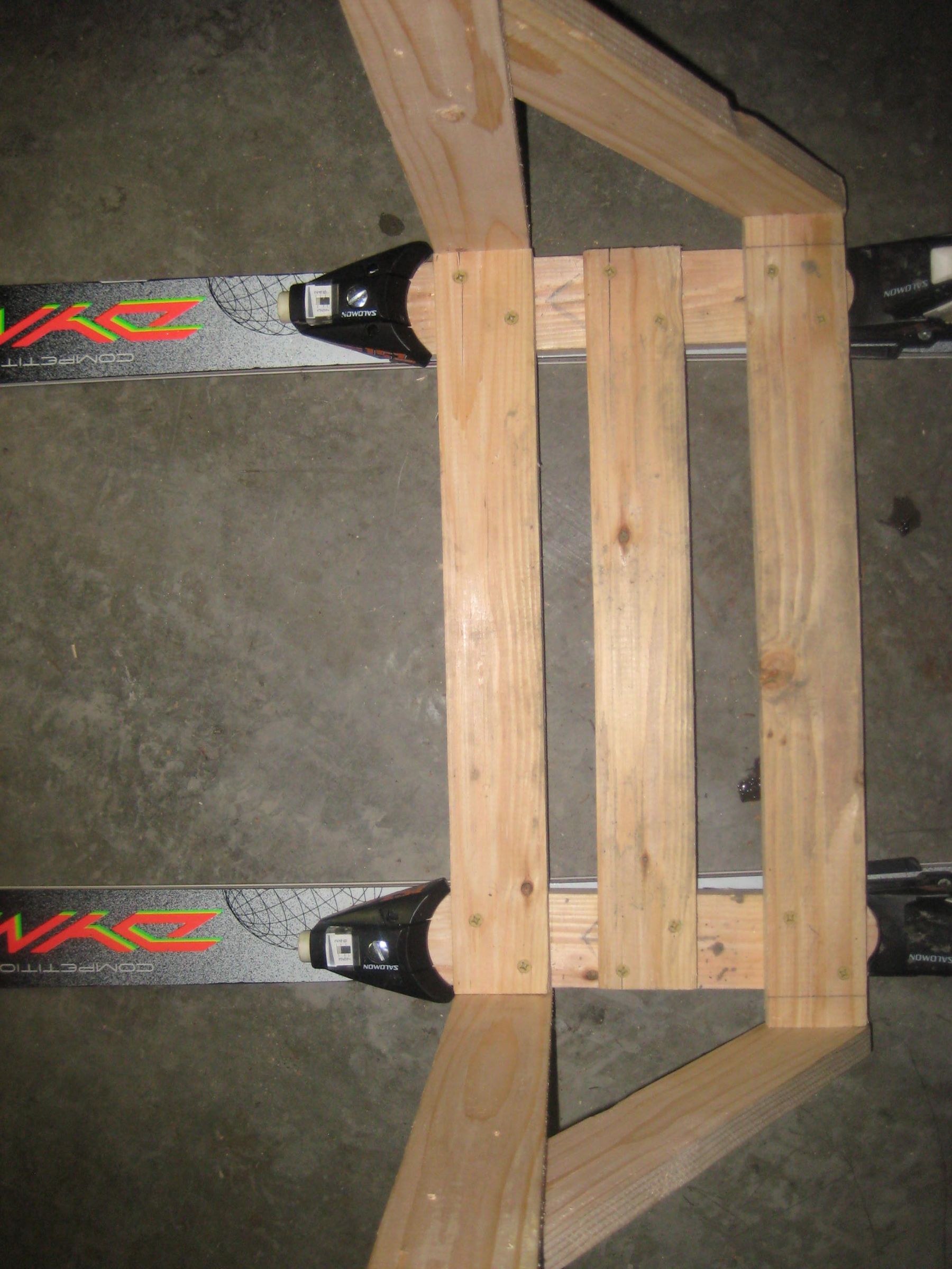 Kicksled Attachment for Downhill Skis : 3 Steps (with Pictures ...
