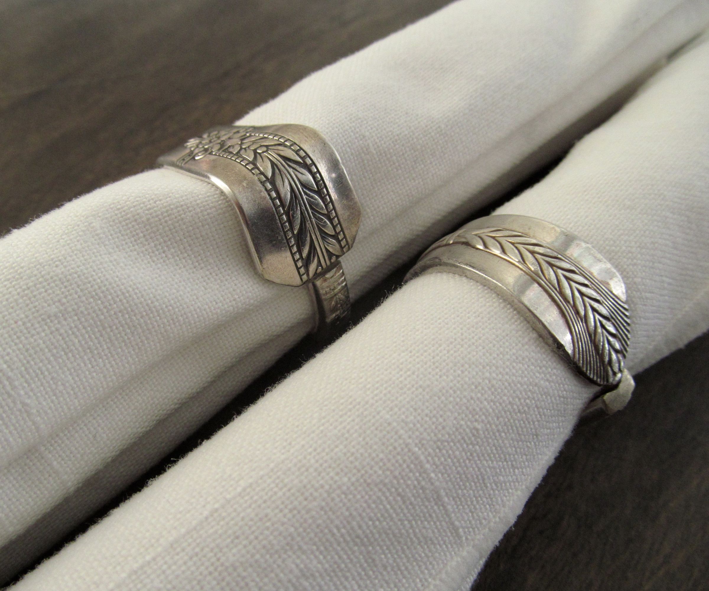 How to Make Napkin Rings From Silverware (Square or Round) : 5 Steps ...