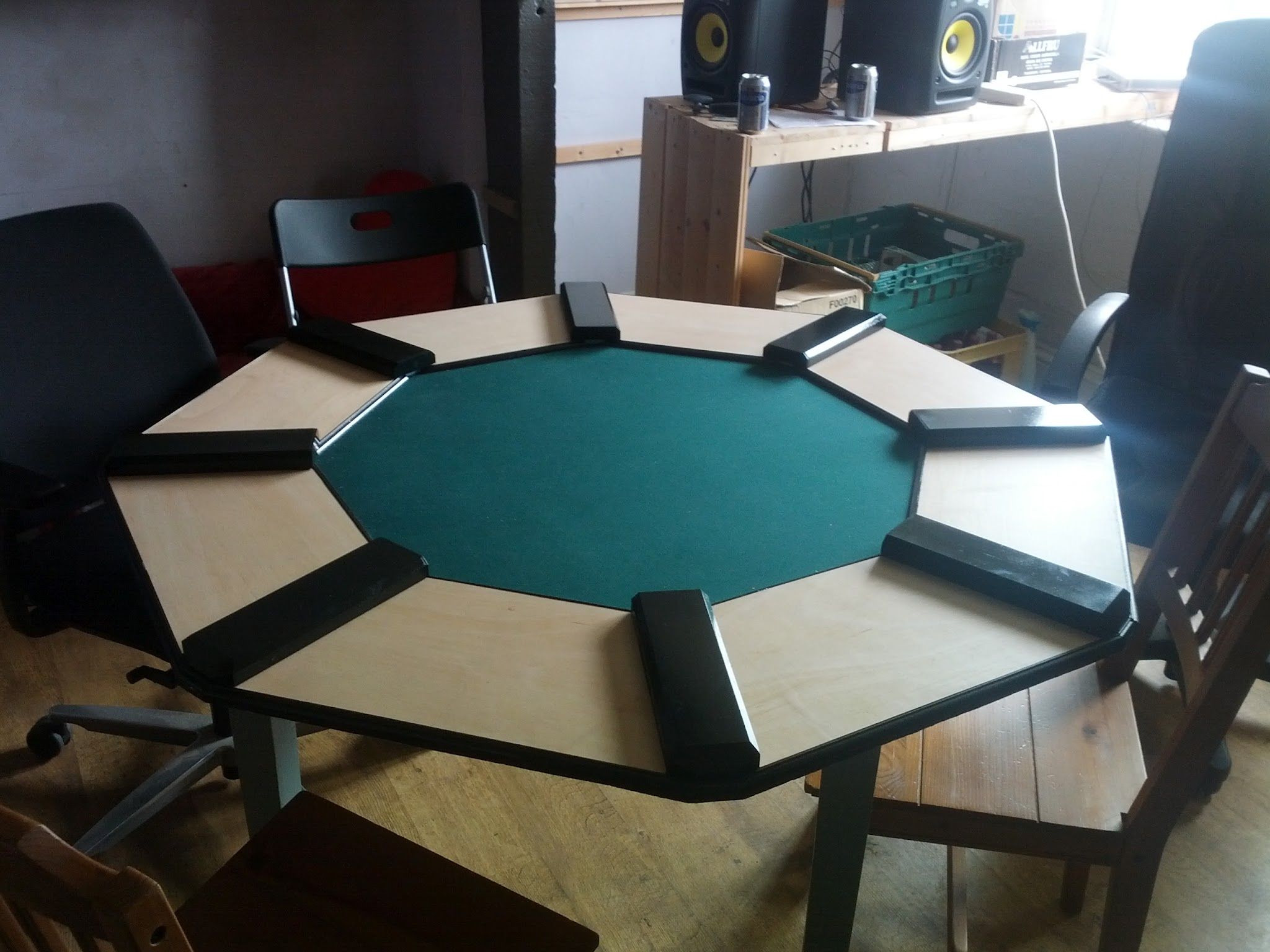 Easy 8 Seat Poker Table Top With Lighting : 9 Steps (with Pictures ...