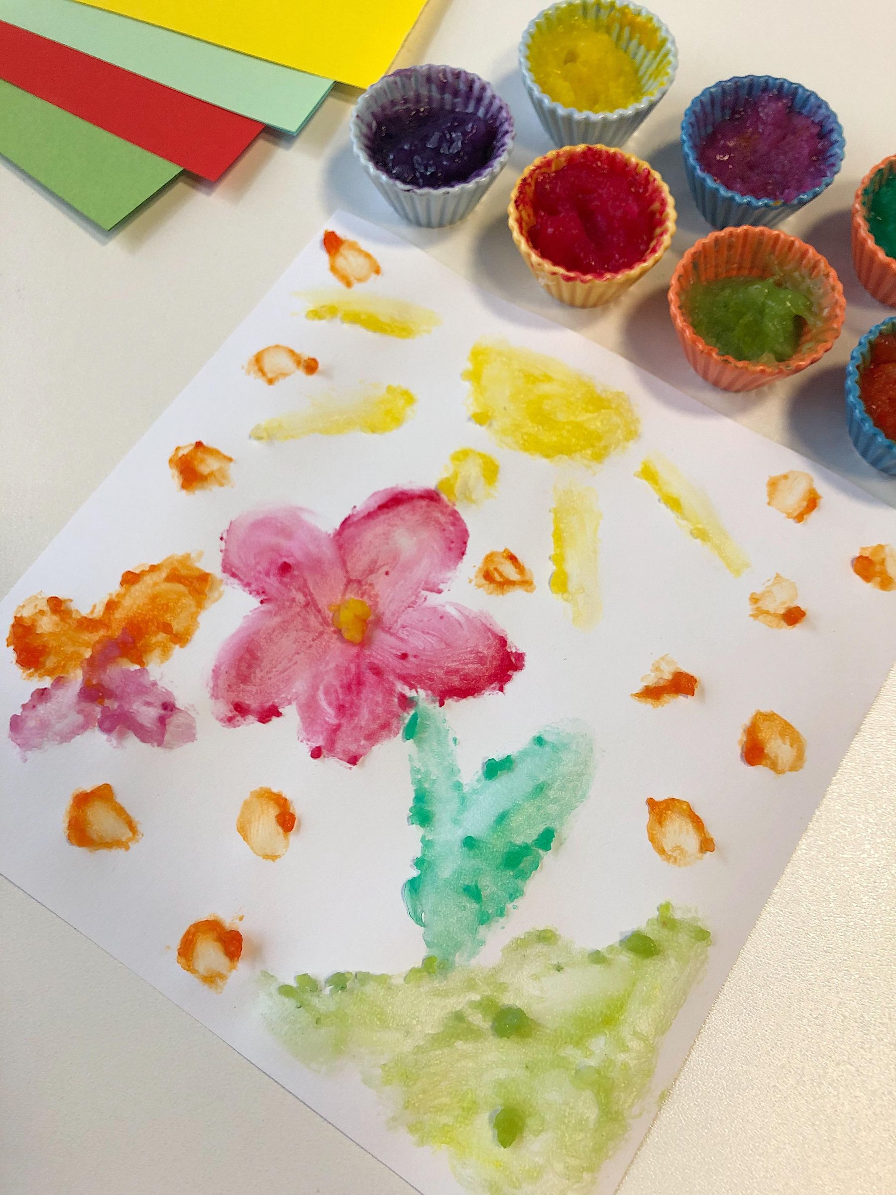DIY Edible Texture Finger Paint for Kids : 4 Steps (with Pictures ...
