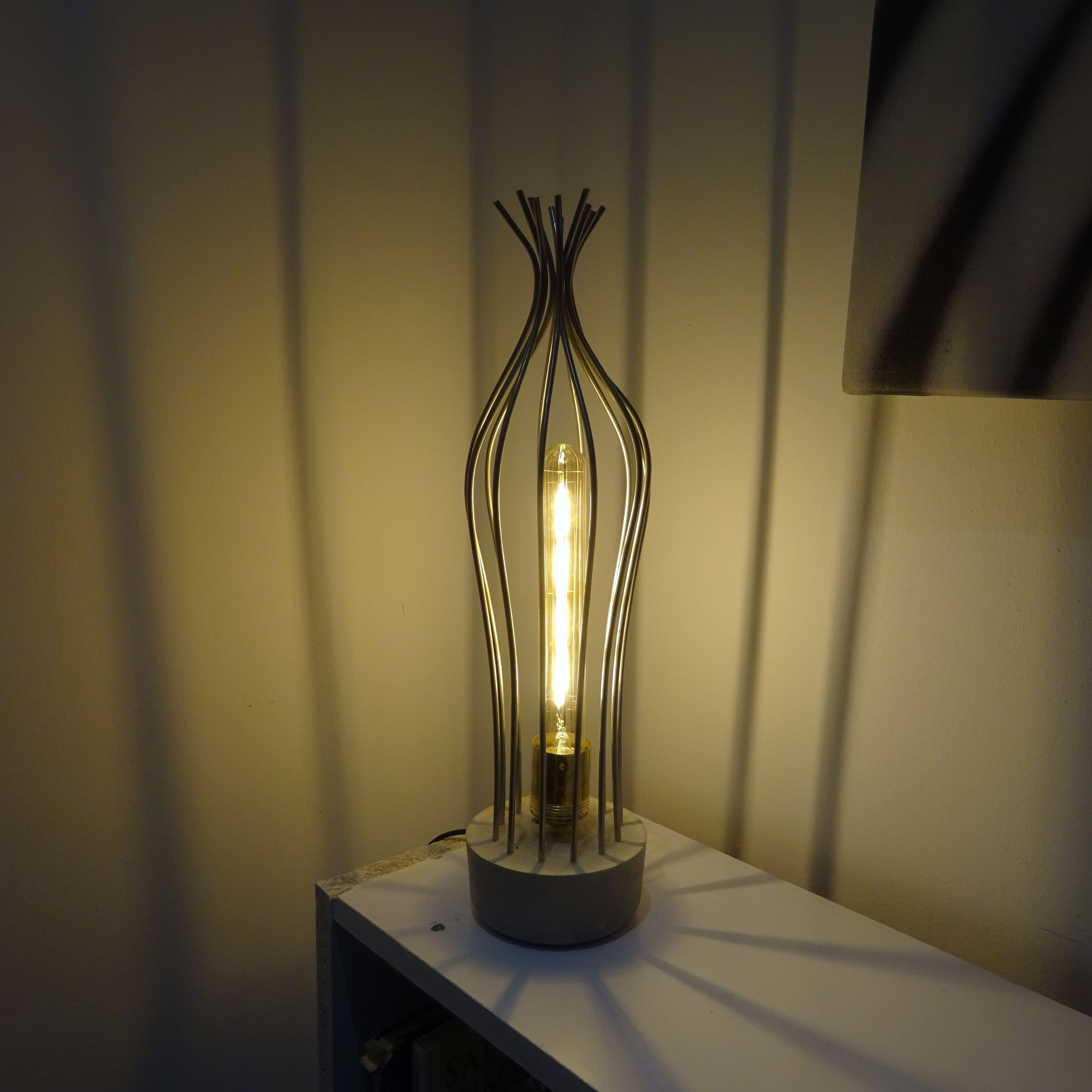 Concrete Base Table Lamp : 5 Steps (with Pictures) - Instructables