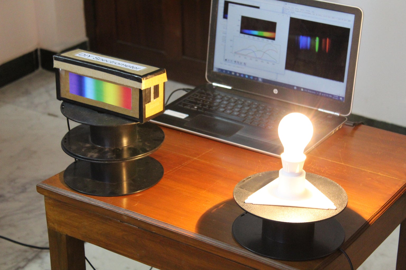 Diy Low Cost Spectrometer 10 Steps With Pictures Instructables