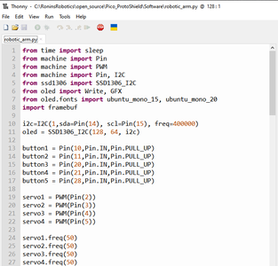 DIY Robotic Arm & Snake Game With Raspberry Pi Pico Proto Shield : 7 Steps - Instructables