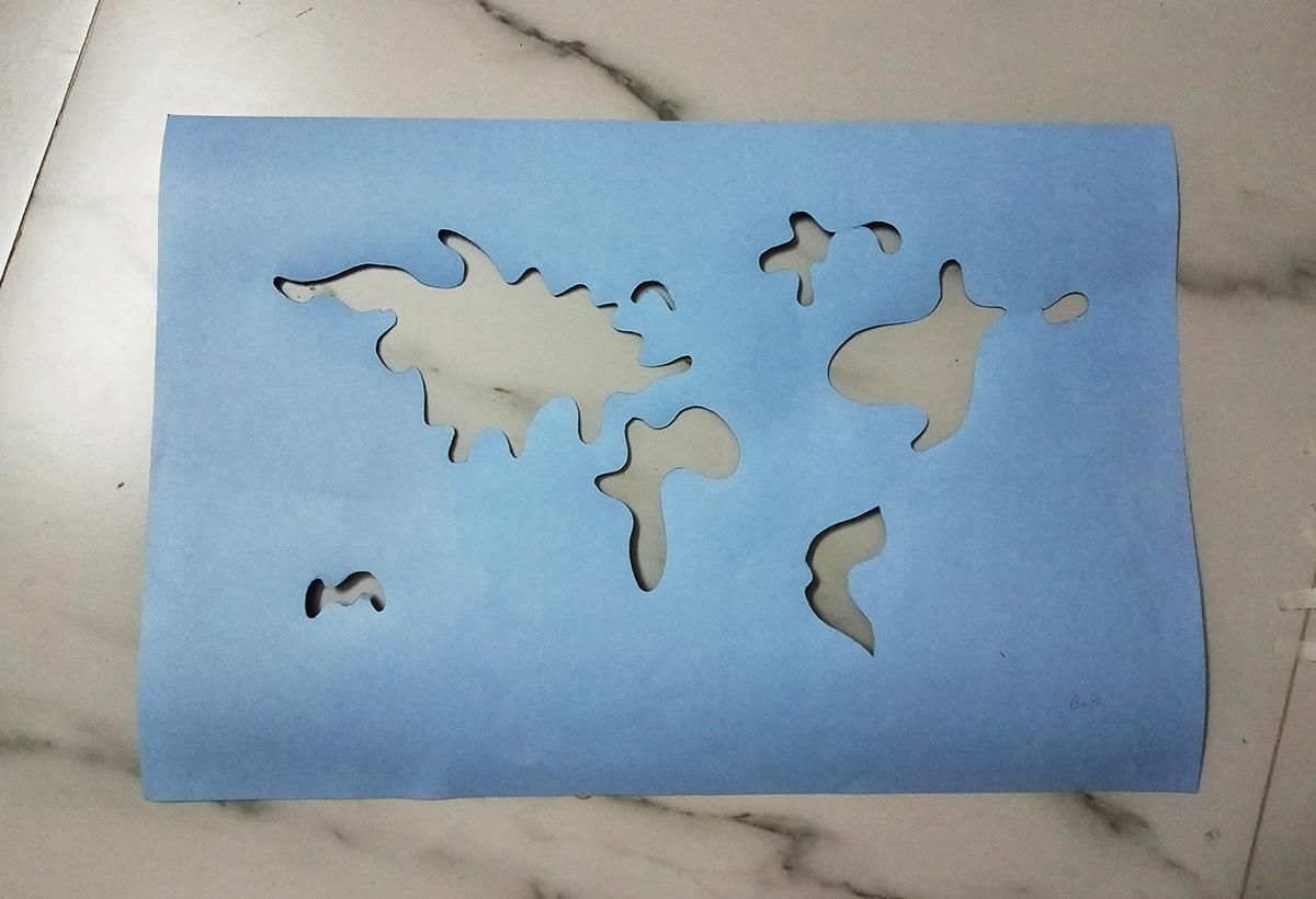 Topographic World Map Art : 11 Steps (with Pictures) - Instructables