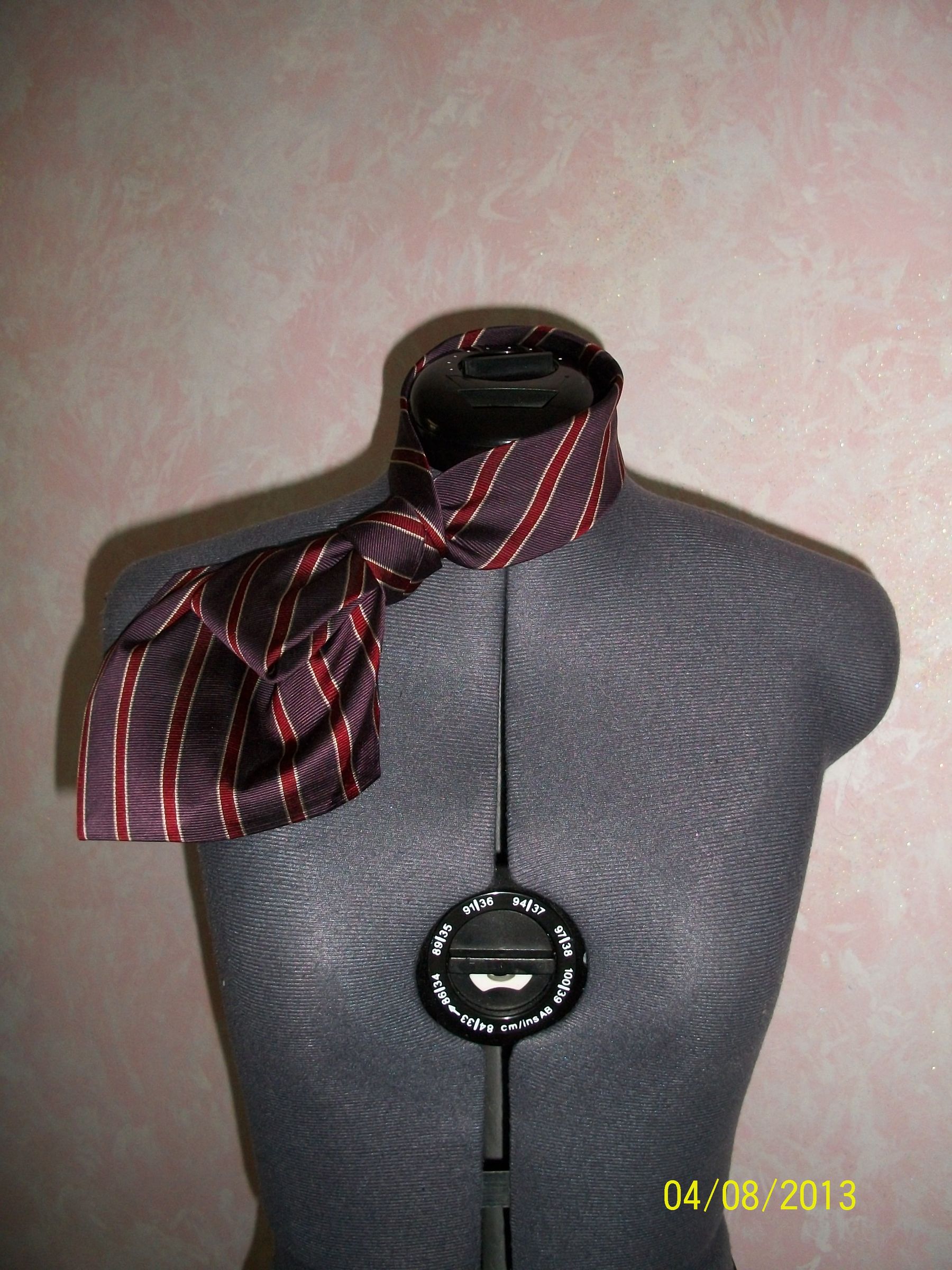 *REPURPOSED* Women's FASHION Tie - PURPLE : 7 Steps (with Pictures ...