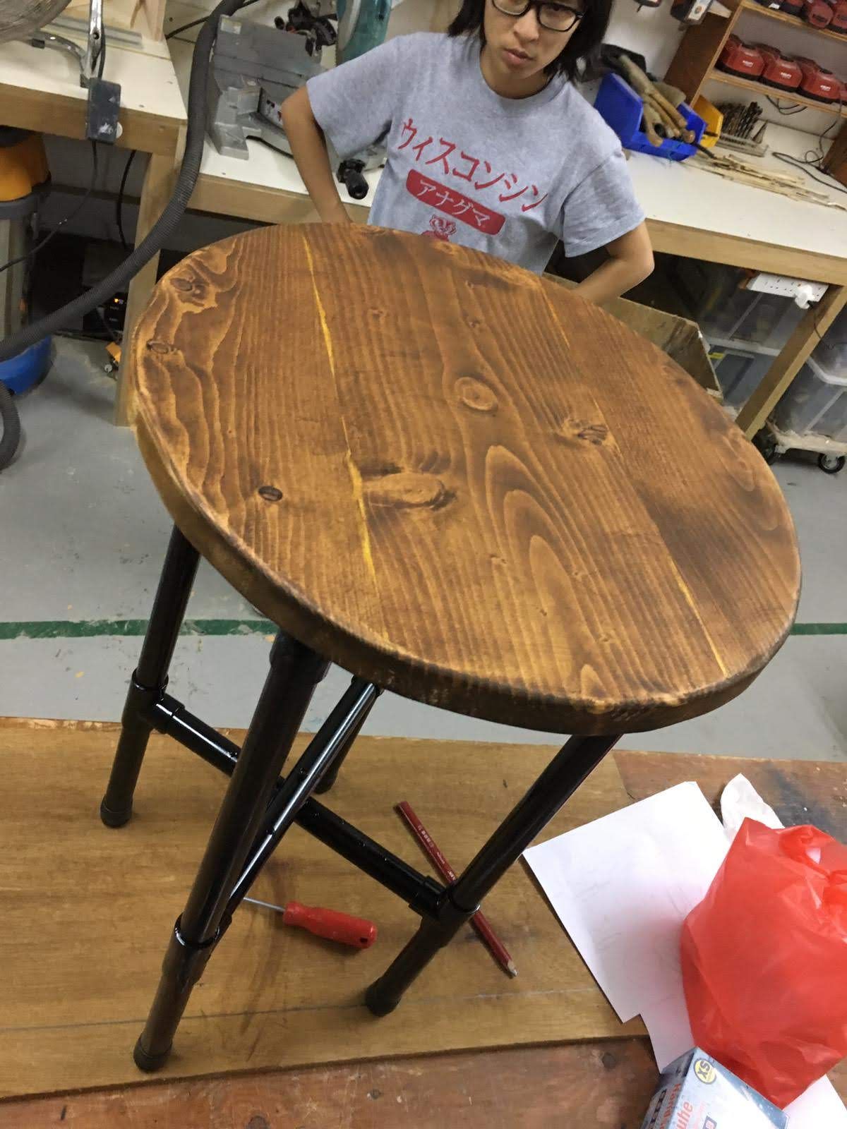 Vintage PVC Pipe Side Table : 11 Steps (with Pictures) - Instructables