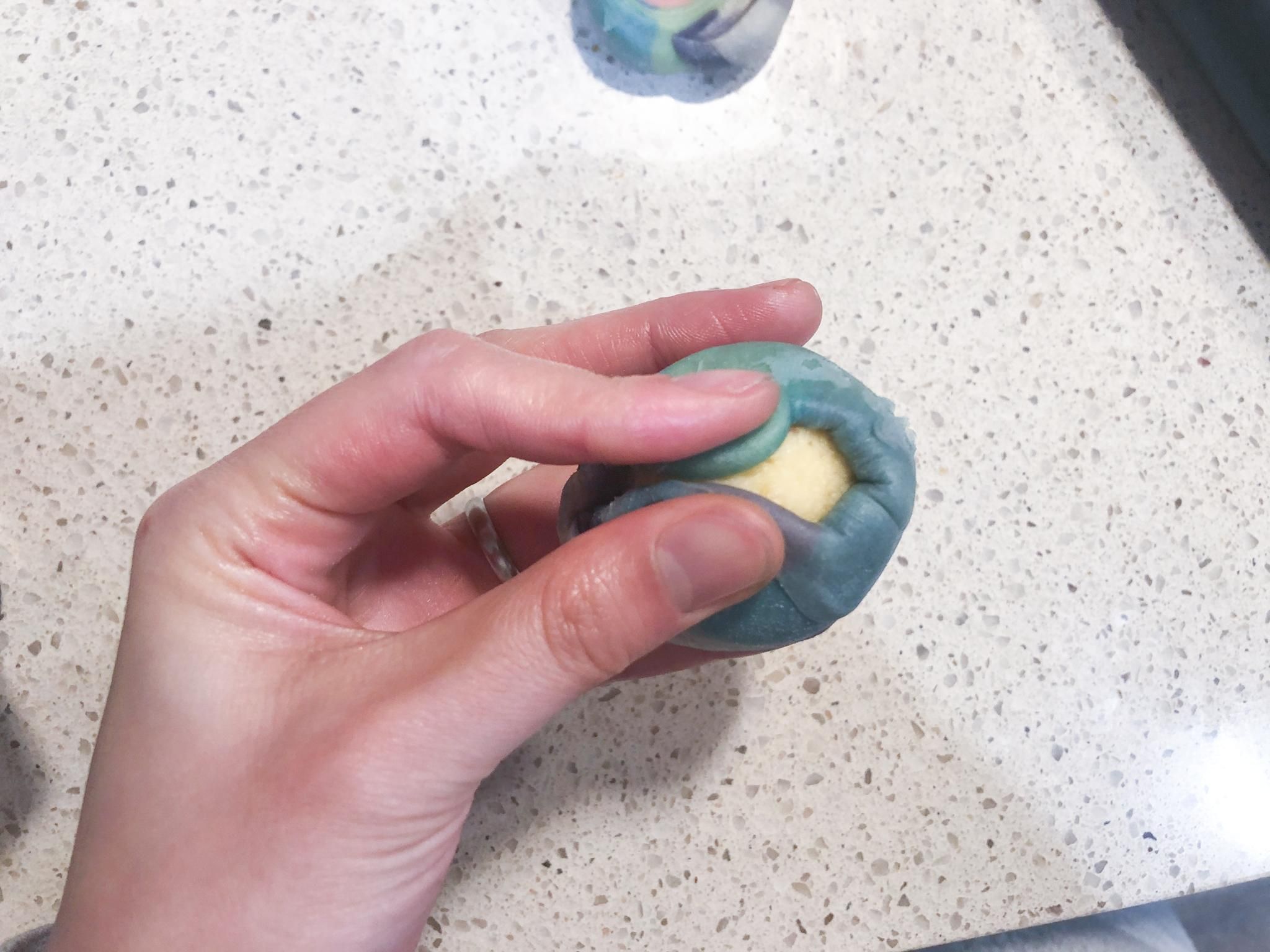 Rainbow Puff Balls With Coconut Filling : 12 Steps (with Pictures ...