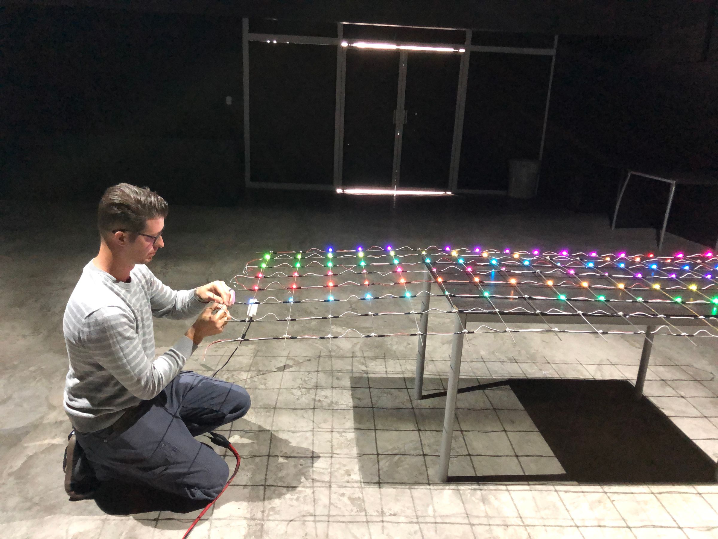 Huge Flexible Transparent LED Matrix Under $150. Easy to Make. : 8 ...