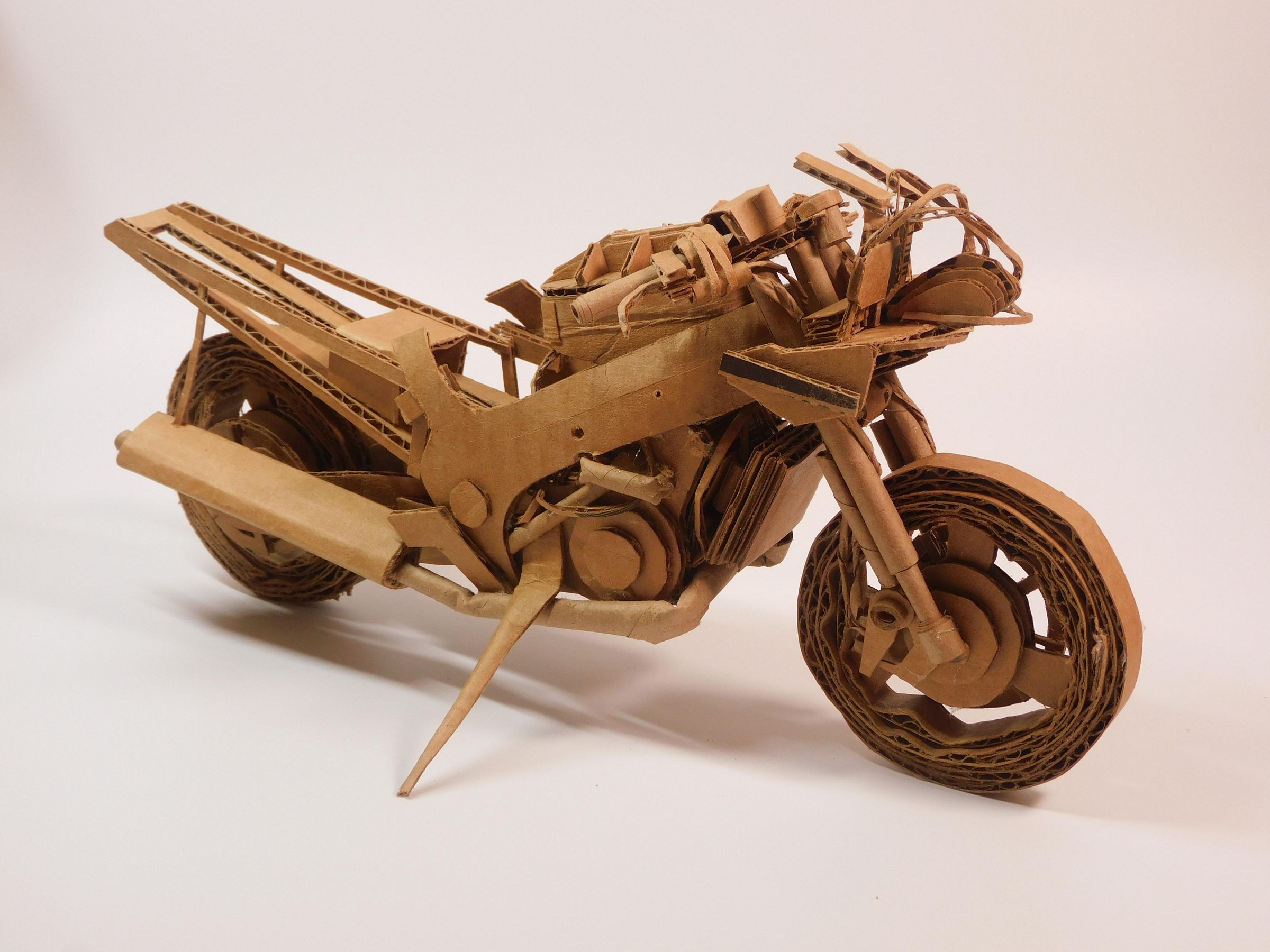 Cardboard Suzuki Hayabusa Chassis : 17 Steps (with Pictures ...