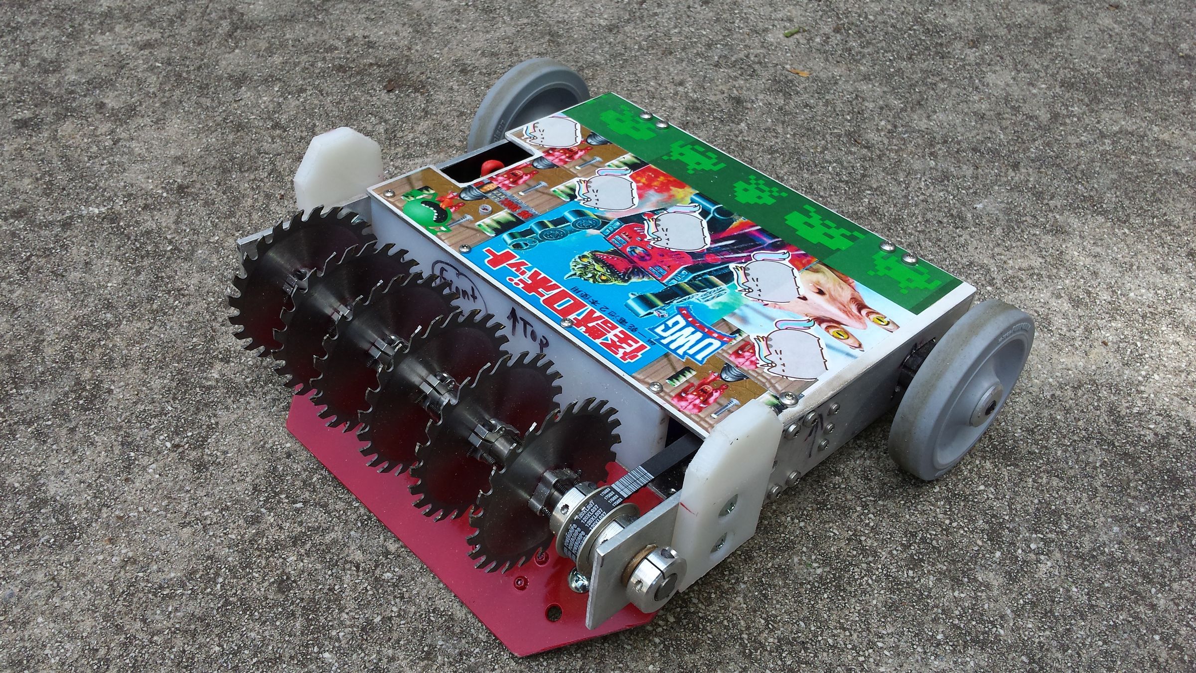 Doom Service: Multi-saw Combat Robot (Hobbyweight Class) : 18 Steps ...