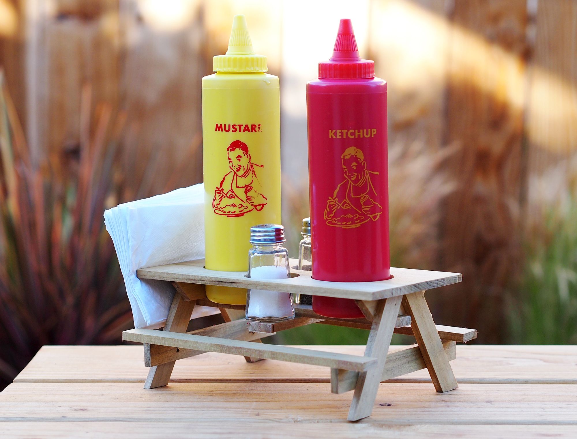 Picnic Table Condiment Holder : 11 Steps (with Pictures) - Instructables