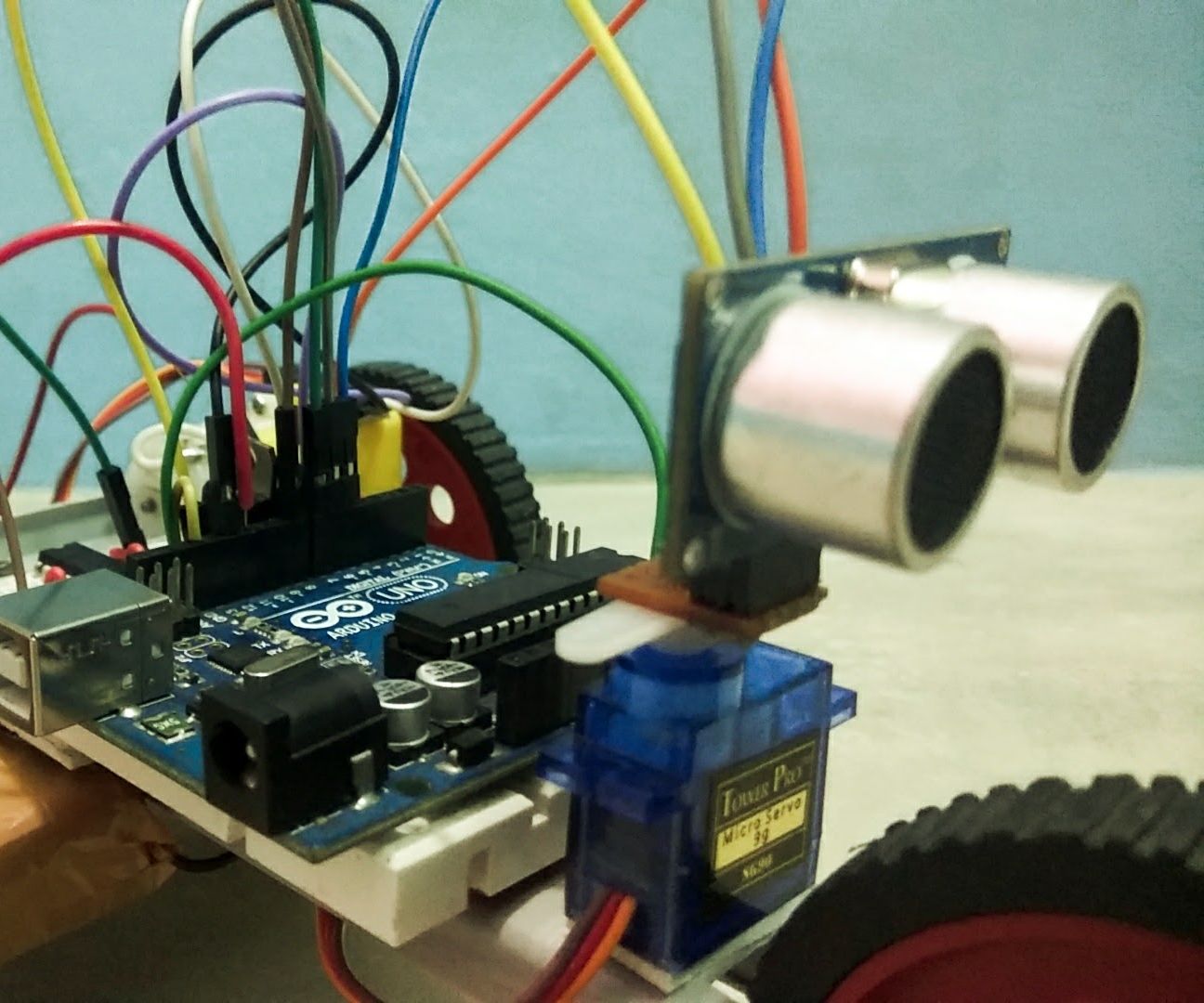 Arduino Based Autonomous Bot Using Ultrasonic Sensor : 5 Steps (with ... Arduino Based Autonomous Bot Using Ultrasonic Sensor : 5 Steps (with ...