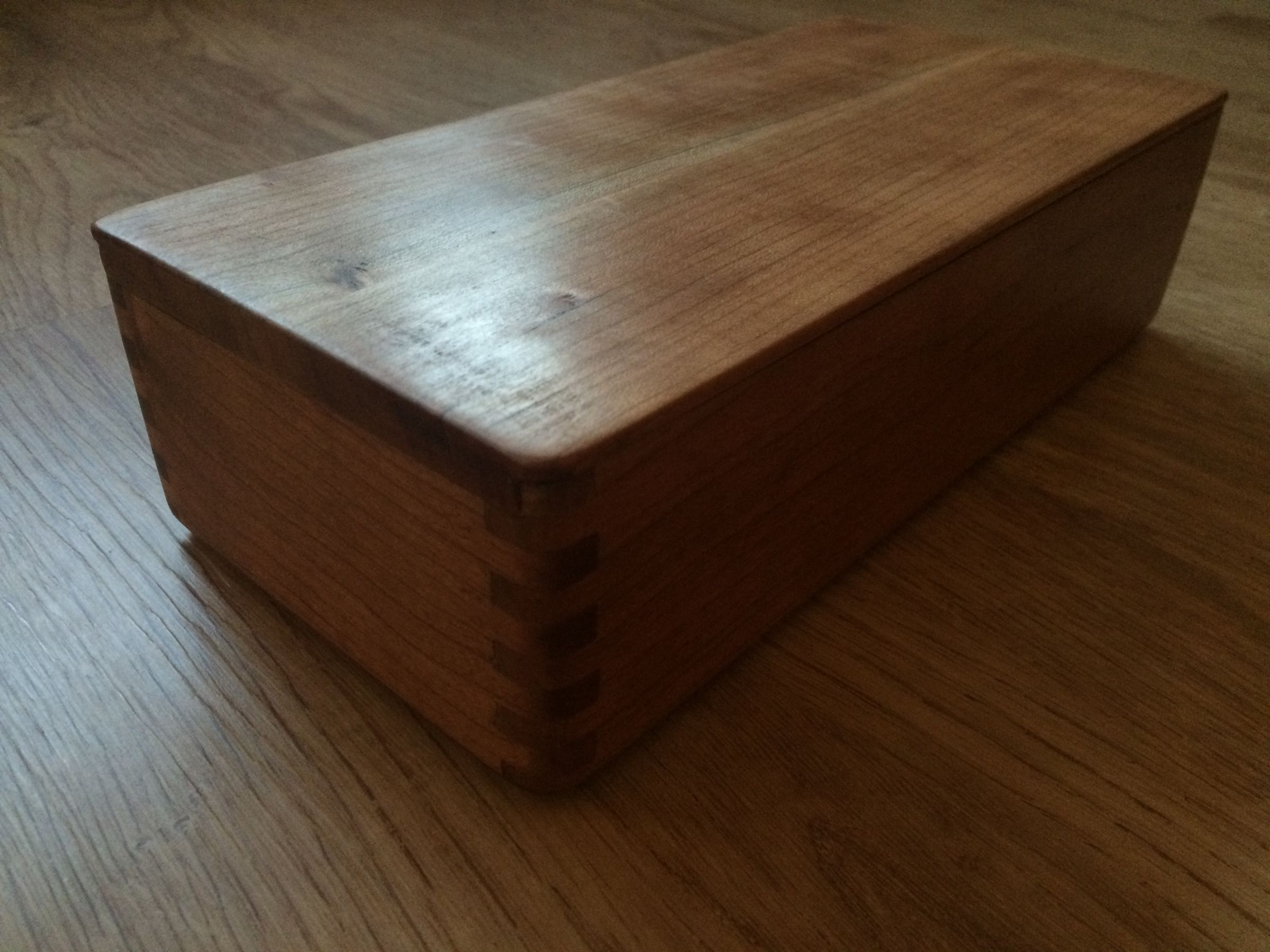 Wooden Box Using Finger Joints - Includes Sliding Dove-Tail Lid : 7 ...