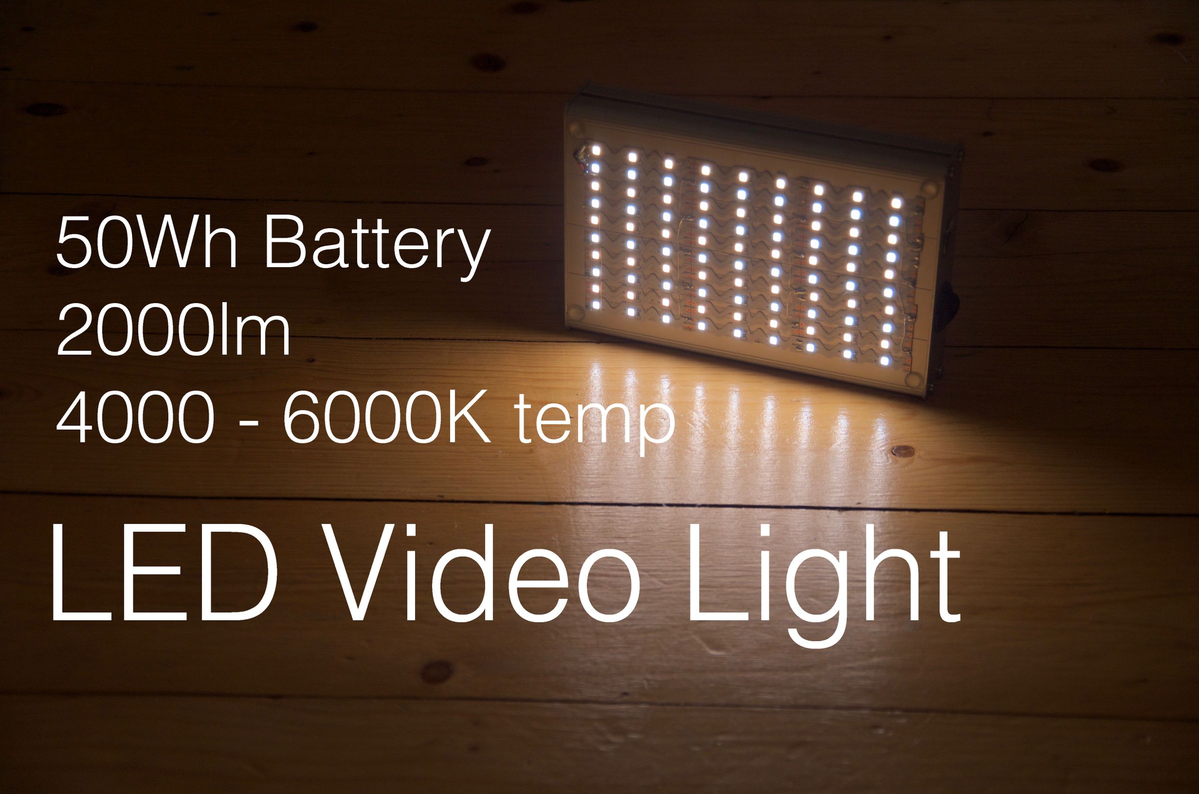 DIY Portable Video Light : 4 Steps (with Pictures) - Instructables