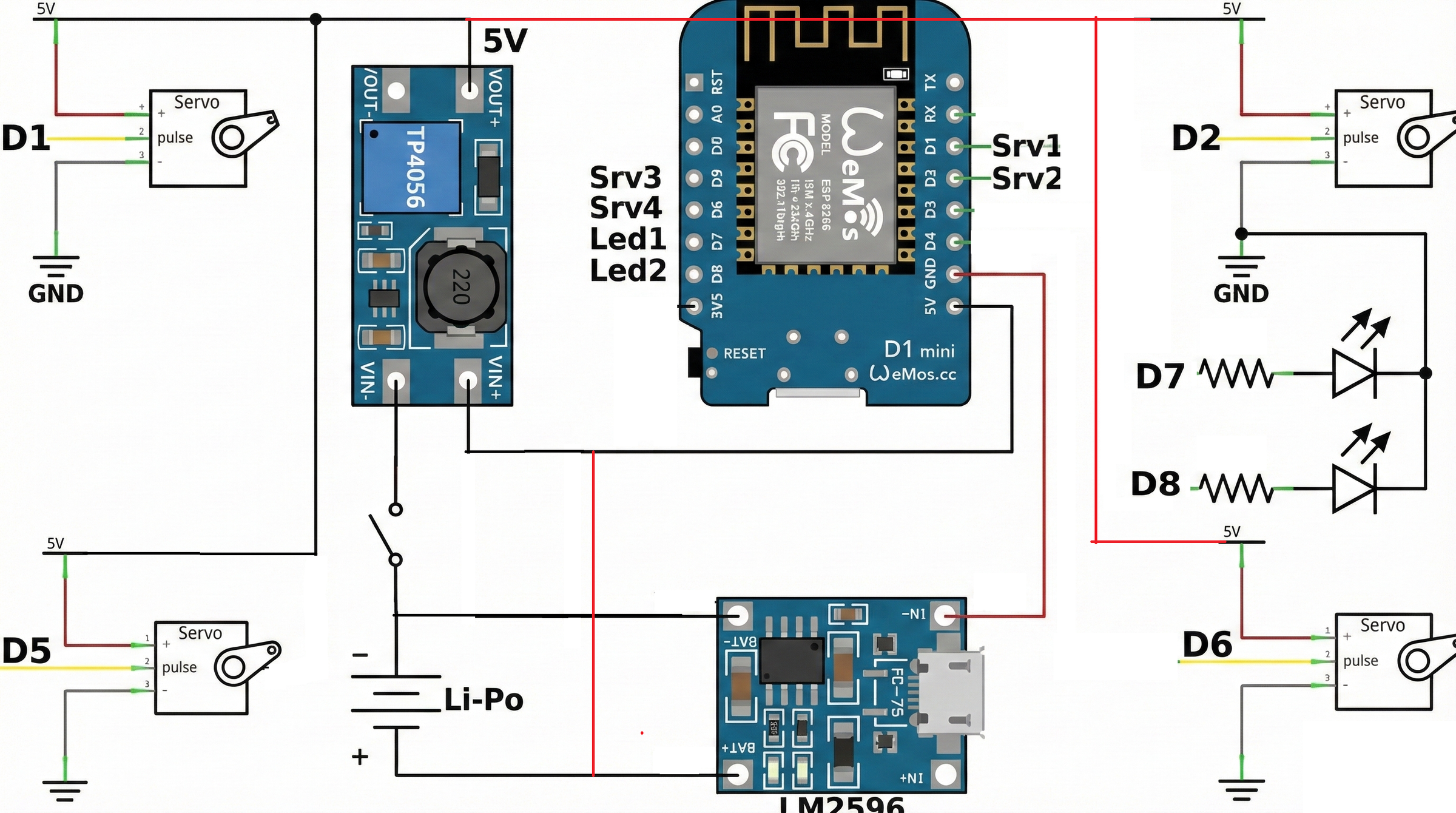 How to Make Quadruped Robot With Use Esp8266 and Sg90 Servo - Instructables