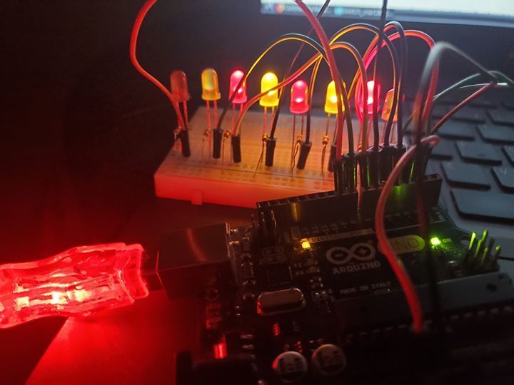Controlling Multiple LEDs With an Arduino Uno. : 11 Steps (with ...