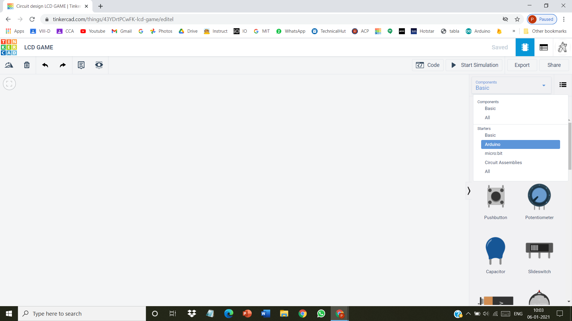Arduino LCD Game on TinkerCad Circuits : 5 Steps (with Pictures ...