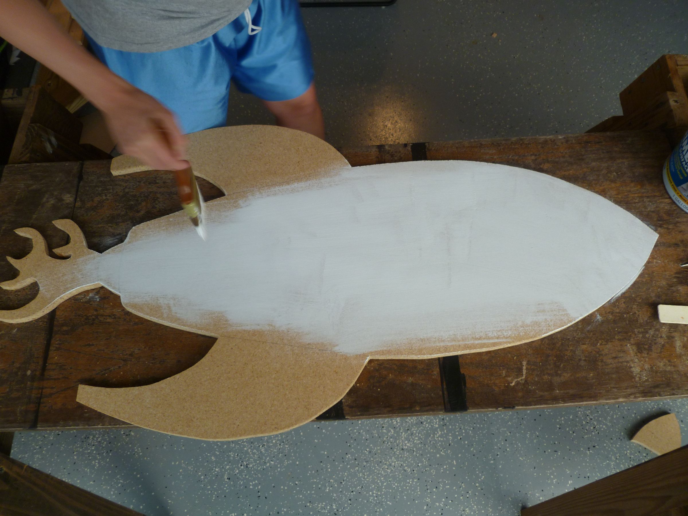 Wood Rocket Ship With LED Lights : 8 Steps (with Pictures) - Instructables