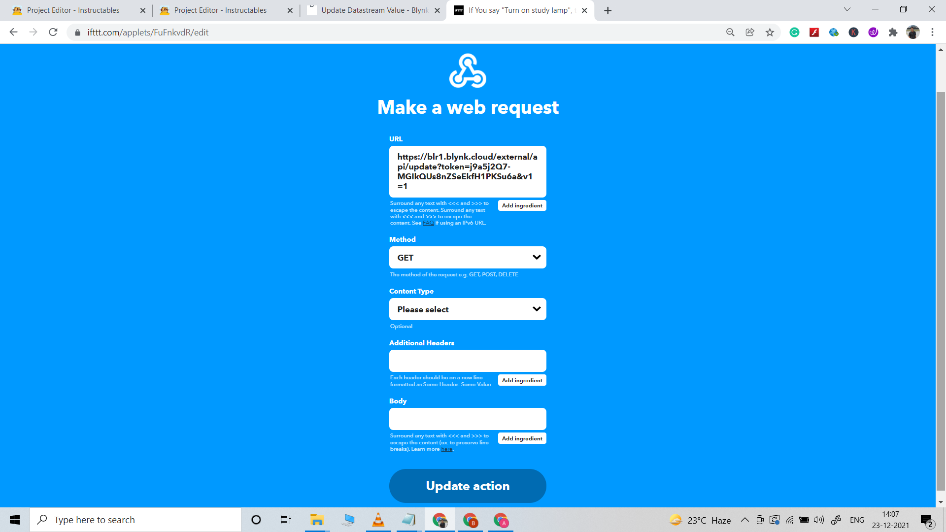 ESP01 Project Using Blynk IFTTT & Google Assistant : 19 Steps ...