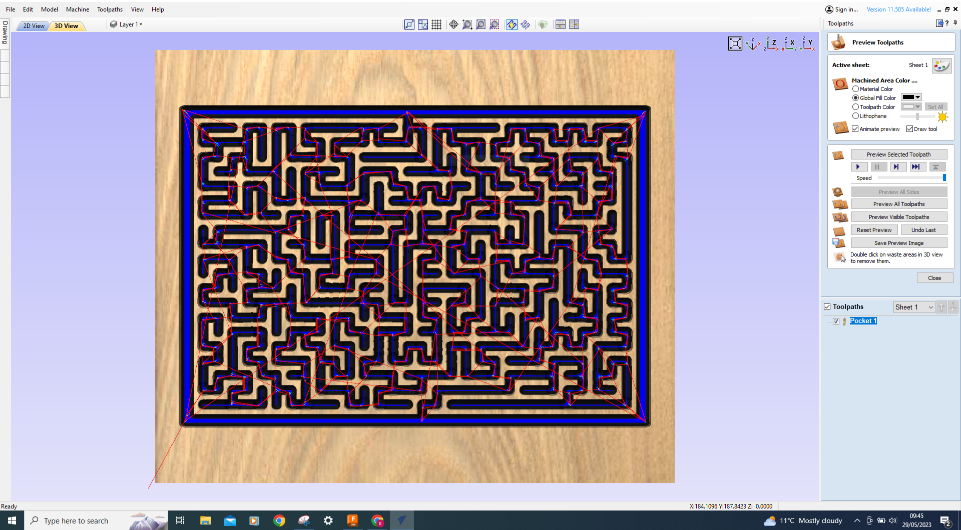 Maze Design Made Easy for Fusion 360 or Vetric Software : 5 Steps ...