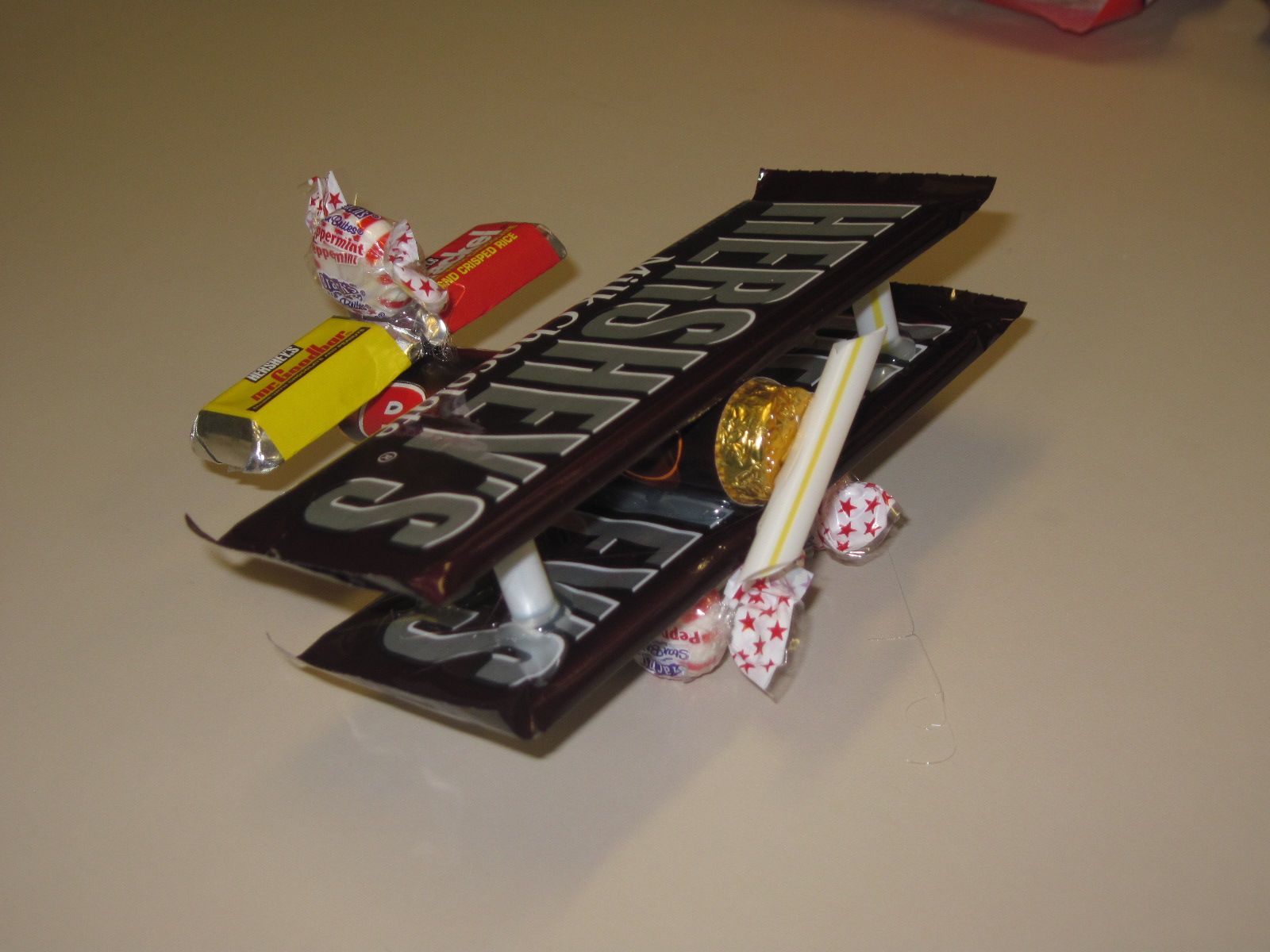 Candy Biplane : 14 Steps - Instructables