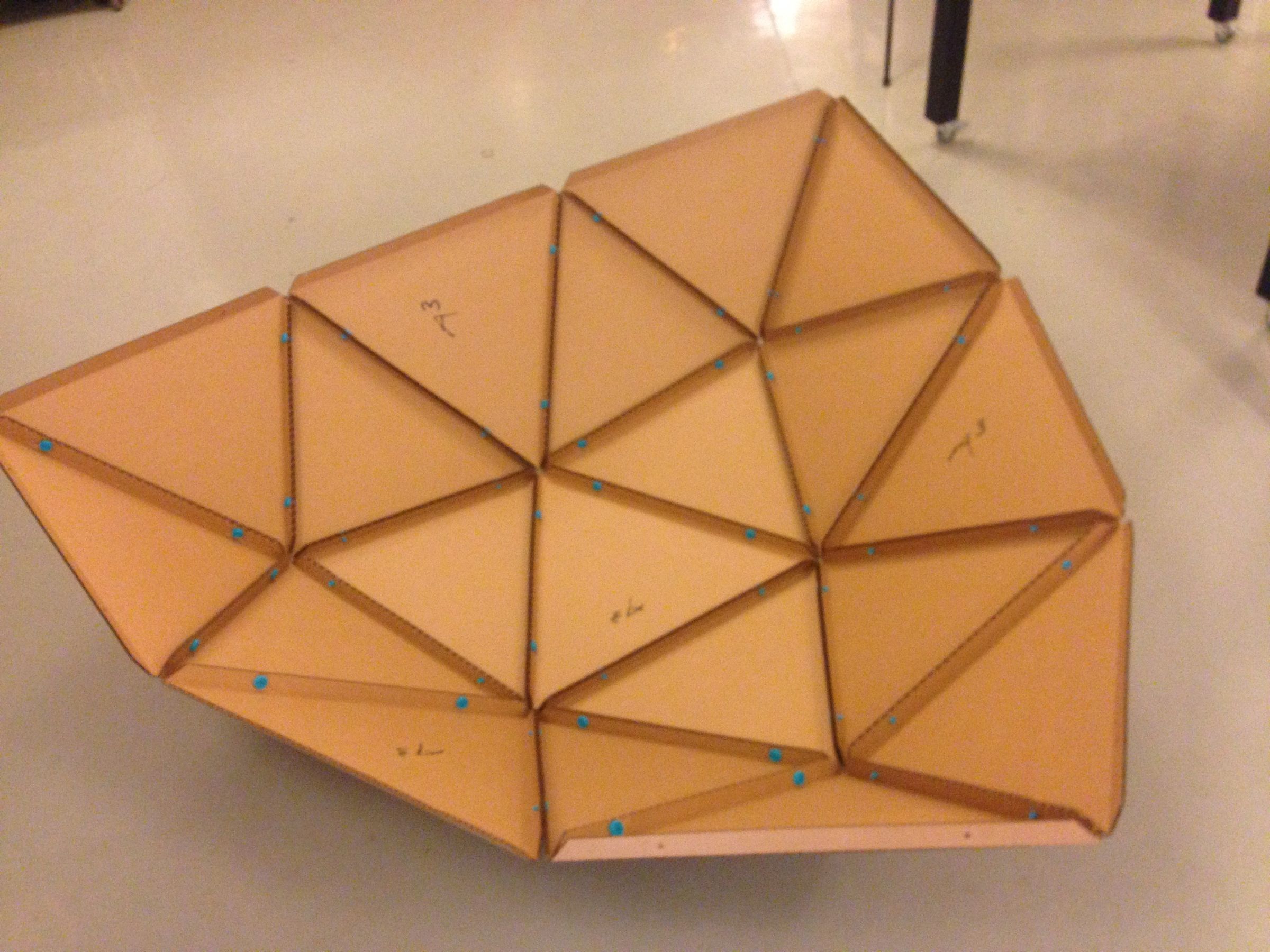 Geodesic Dome From Laser-Cut Cardboard : 4 Steps (with Pictures ...
