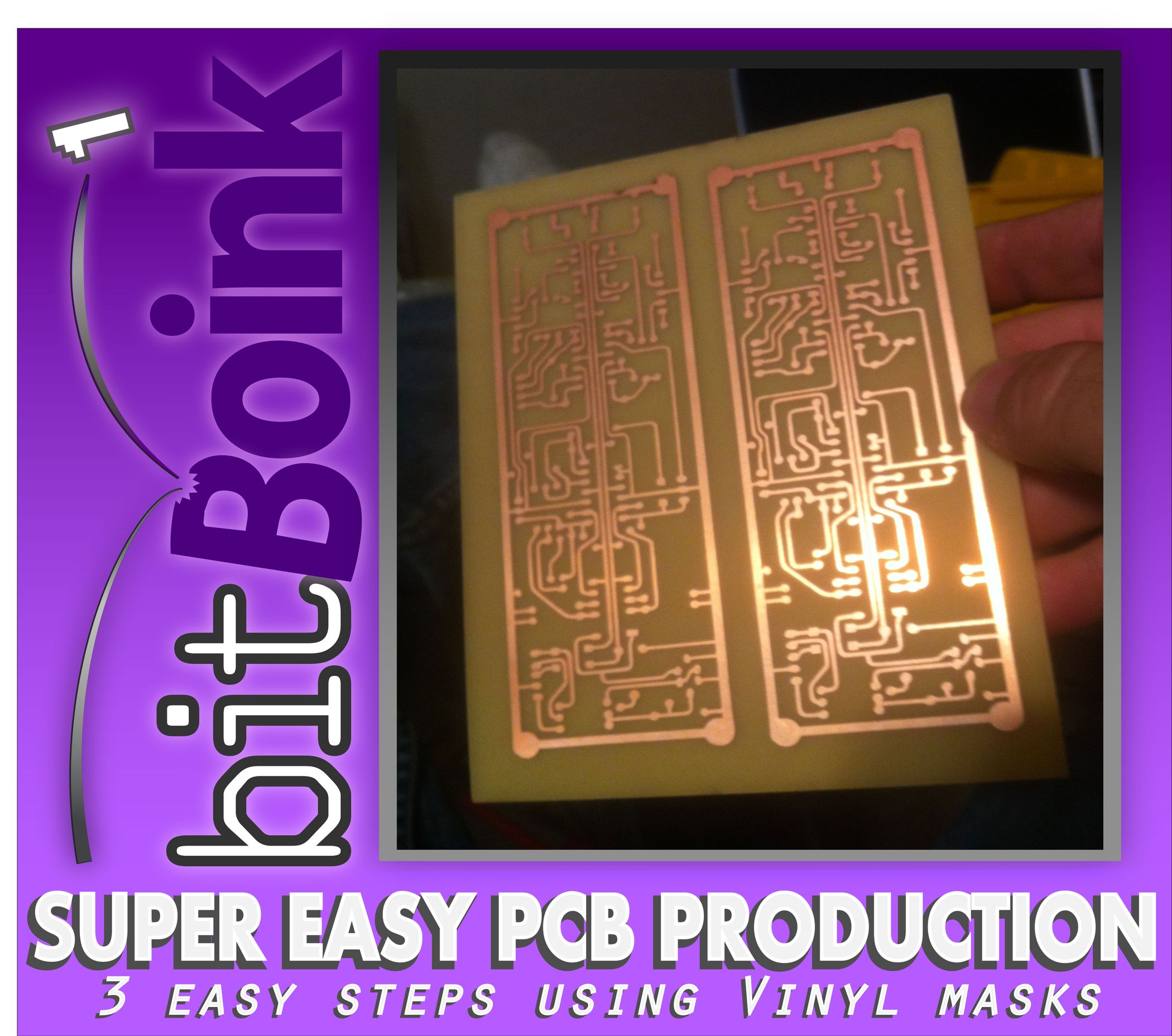 Fast and Easy PCB Prototyping With Vinyl! : 4 Steps - Instructables