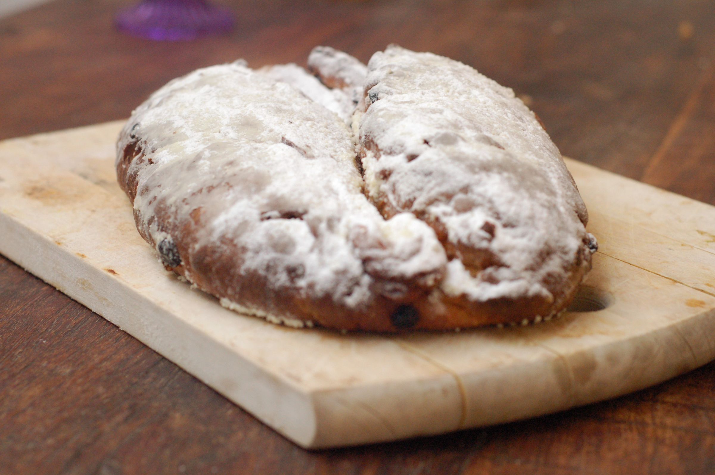 Stollen - Rich Fruit Bread Filled With Marzipan : 3 Steps (with ...