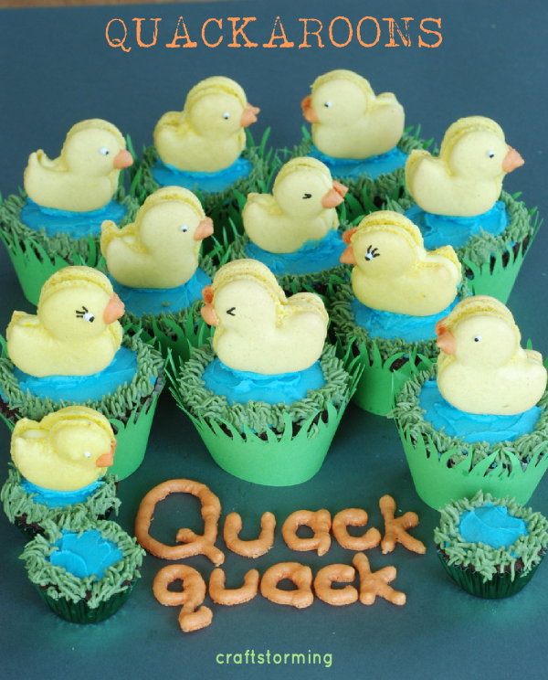 Quackaroons: Duck Macarons and Pond Cupcakes : 4 Steps (with Pictures ...