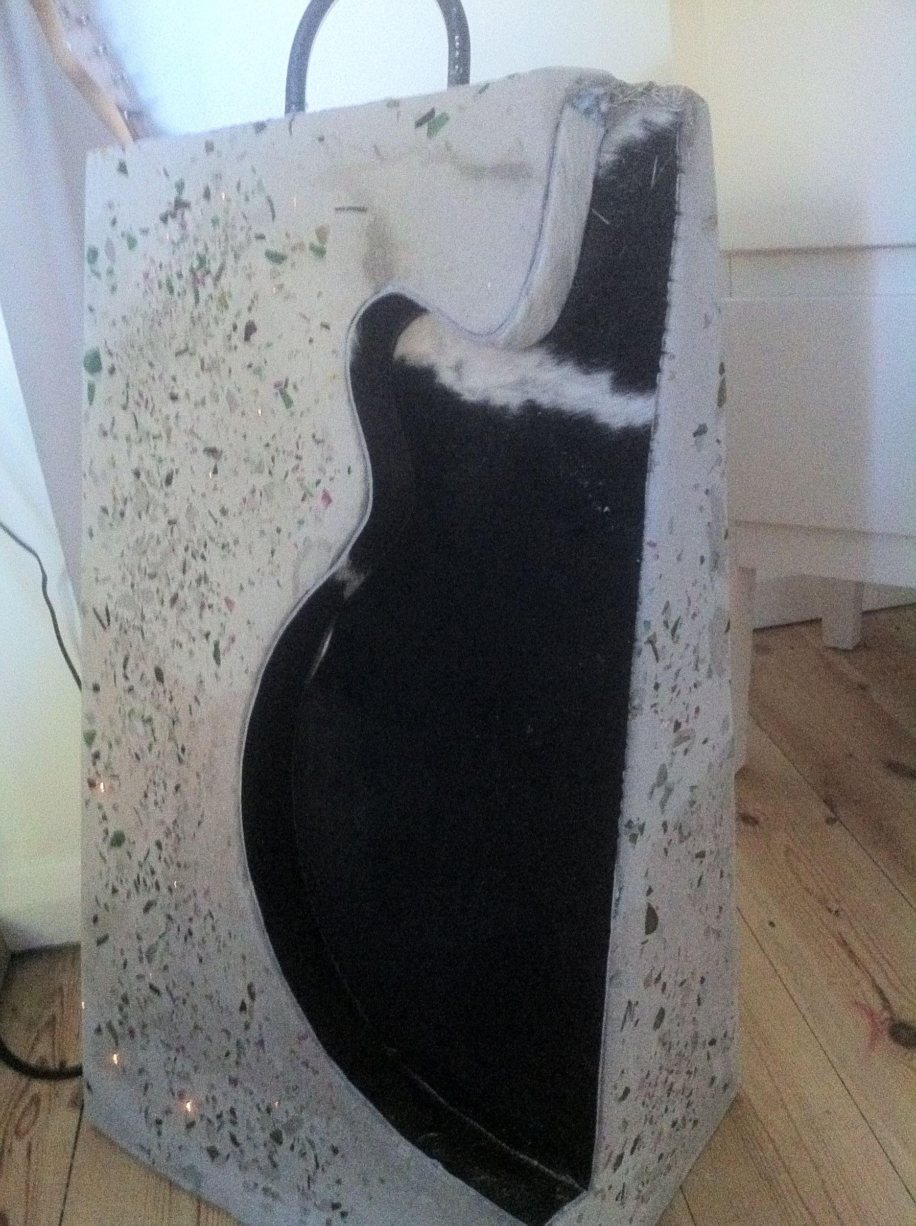 Polished Concrete Guitar Stand With Fibre Optic Lights : 5 Steps (with ...