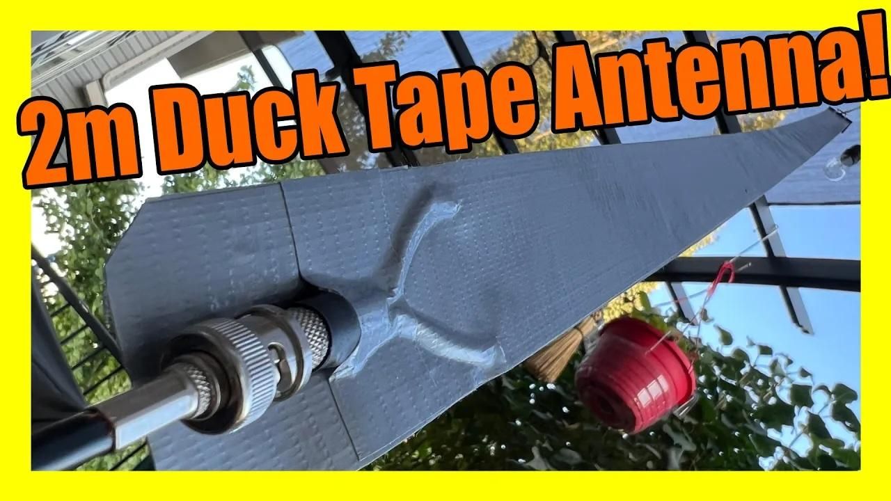 2 M Band Duck Tape Antenna : 6 Steps (with Pictures) - Instructables