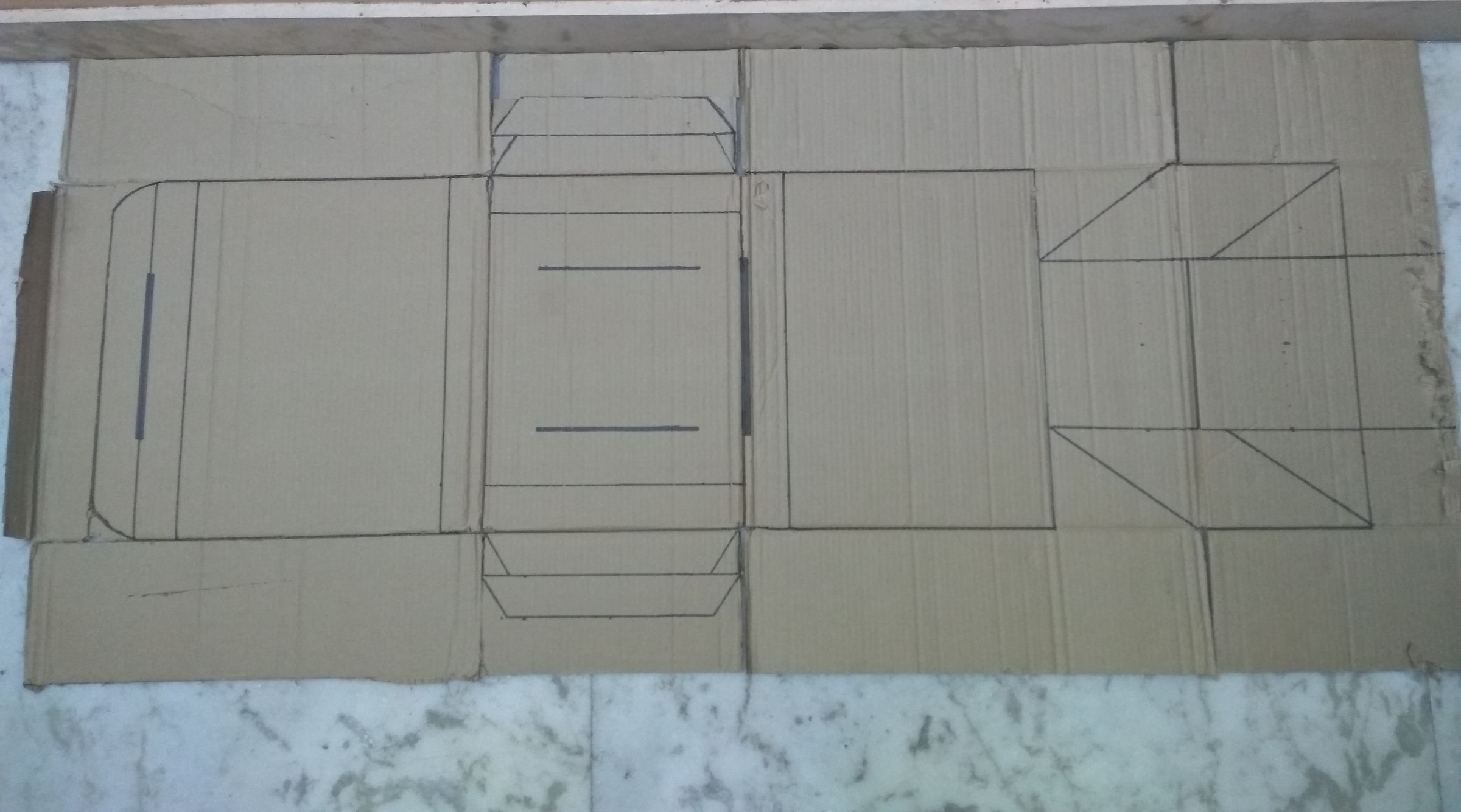 School Bag Study Table From Waste Carton Box : 12 Steps (with Pictures ...