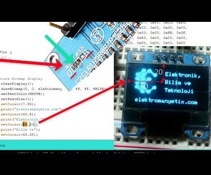 Arduino I2c 128x64 0.96" Oled Display (Video) - Instructables