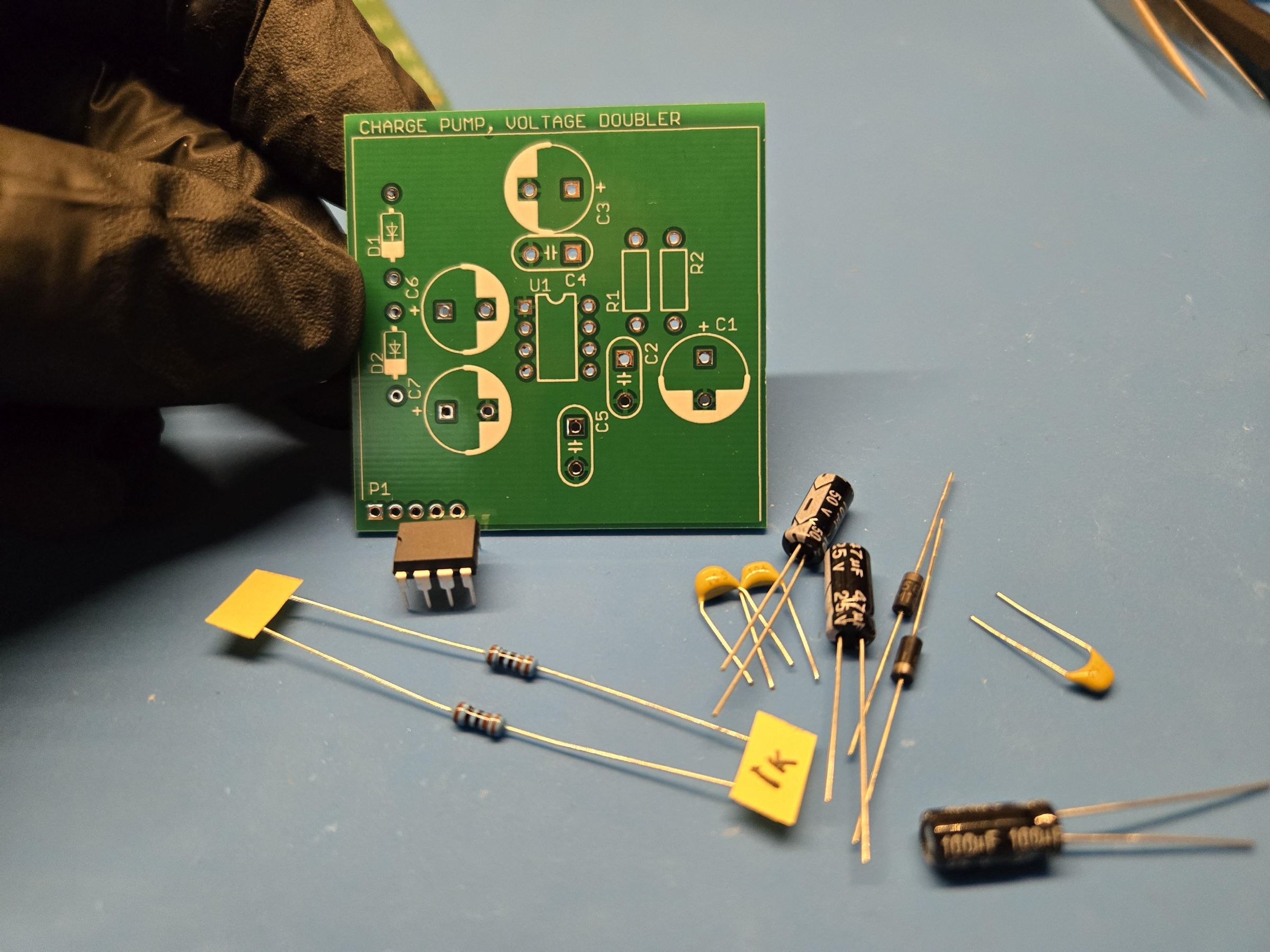 Charge Pump, Voltage Doubler (555 Timer), MiniPCB, 09H-05 : 3 Steps ...