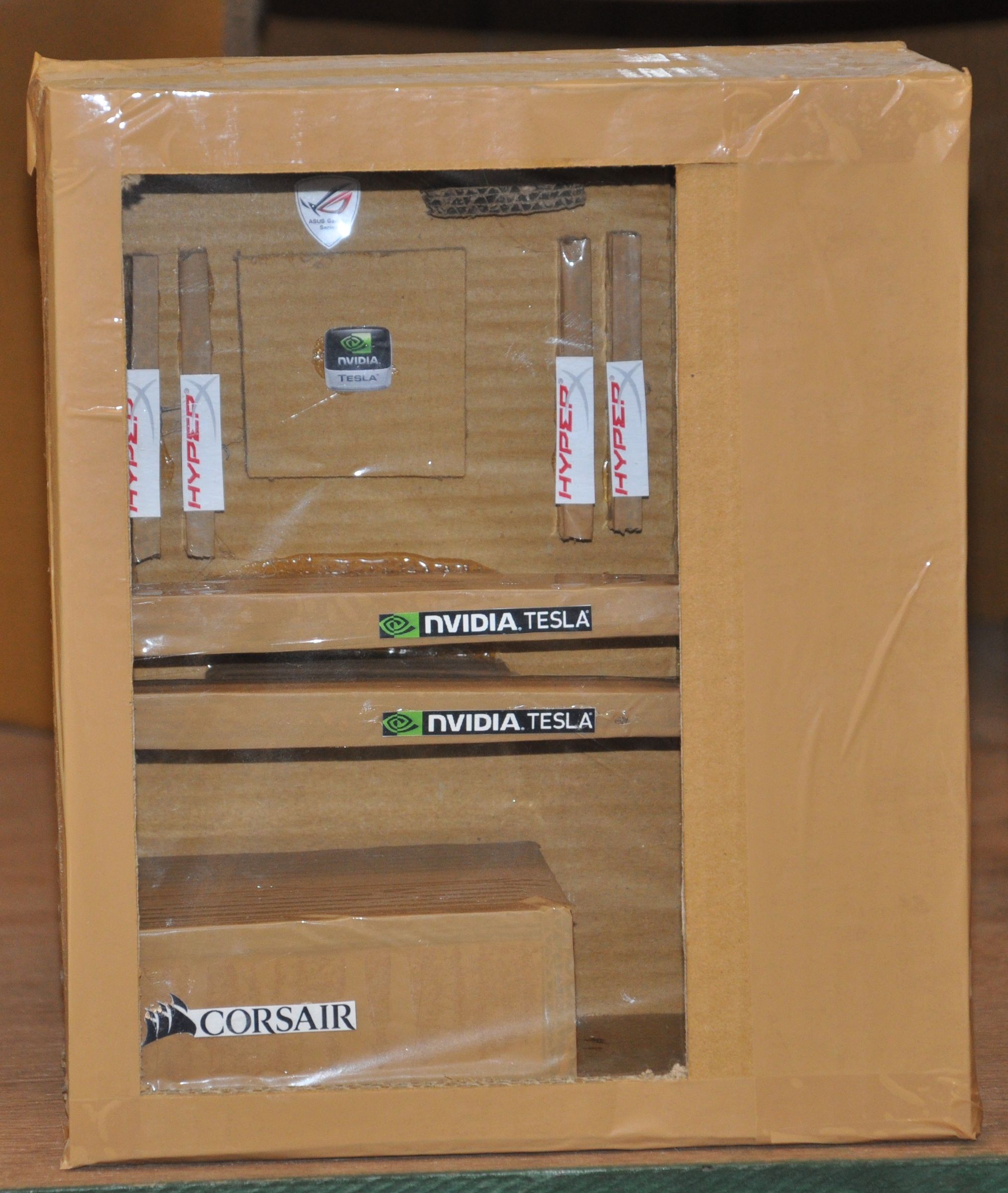 Cardboad Computer Desk : 5 Steps (with Pictures) - Instructables