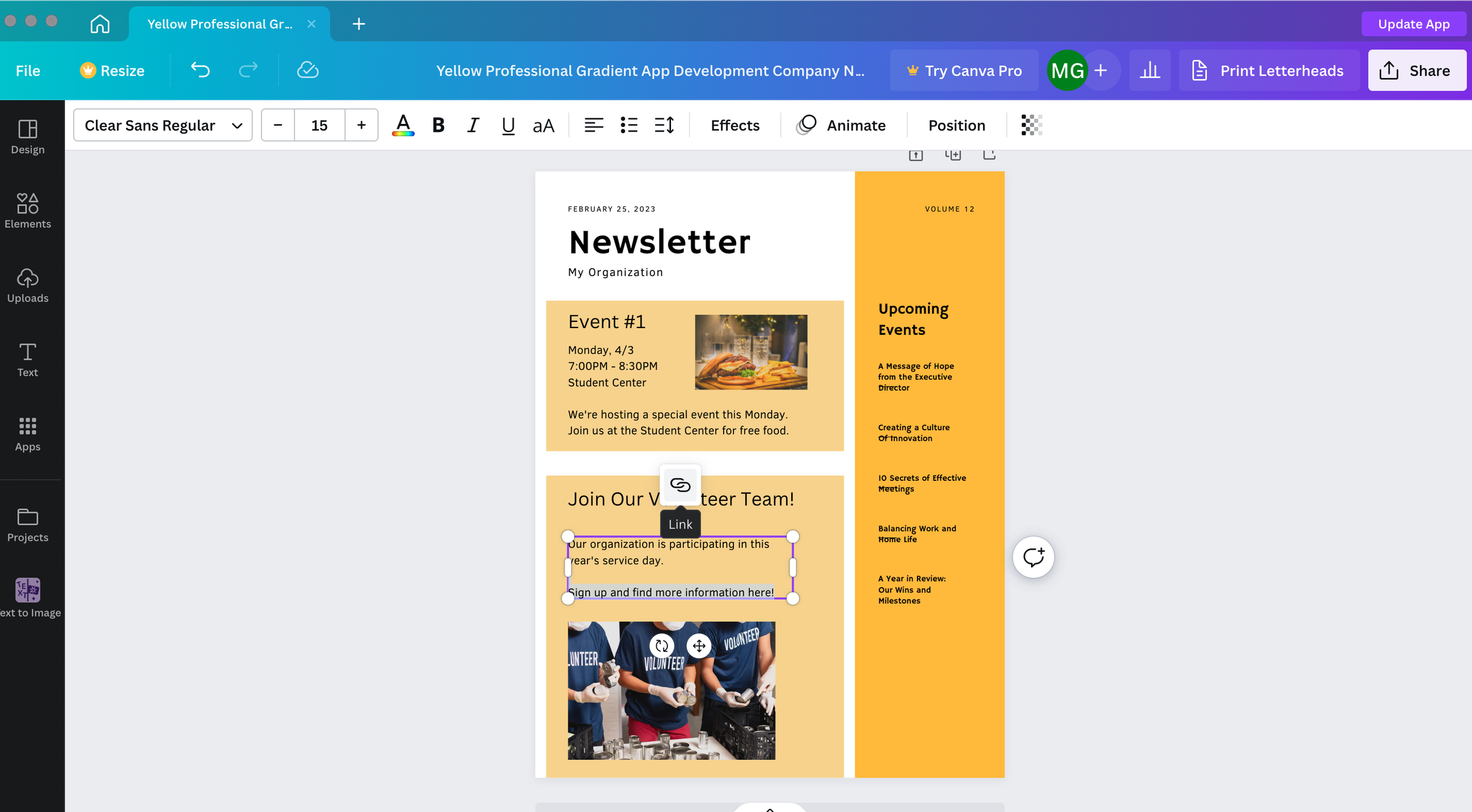 How to Make a One-page Newsletter on Canva : 6 Steps - Instructables