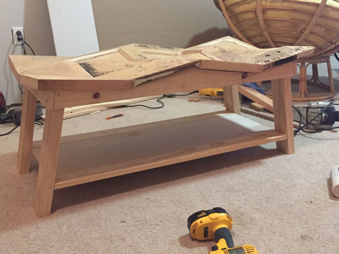 Tessellated Optical Illusion Coffee Table!! : 8 Steps (with Pictures ...